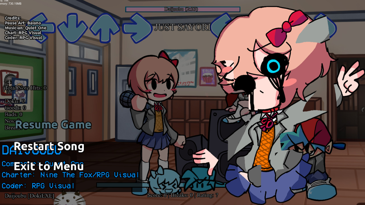 FNF: JUST SAYORI MOD (HAPPY BIRTHDAY SAYORI) Mod for Friday Night ...