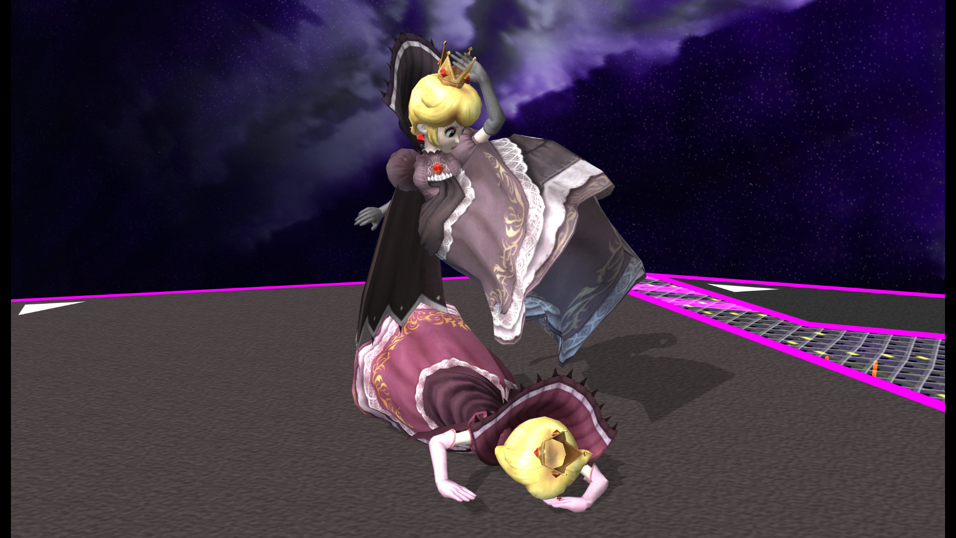 Shadow Queen Peach (Remake Colors) Mod for Super Smash Bros. Brawl ...