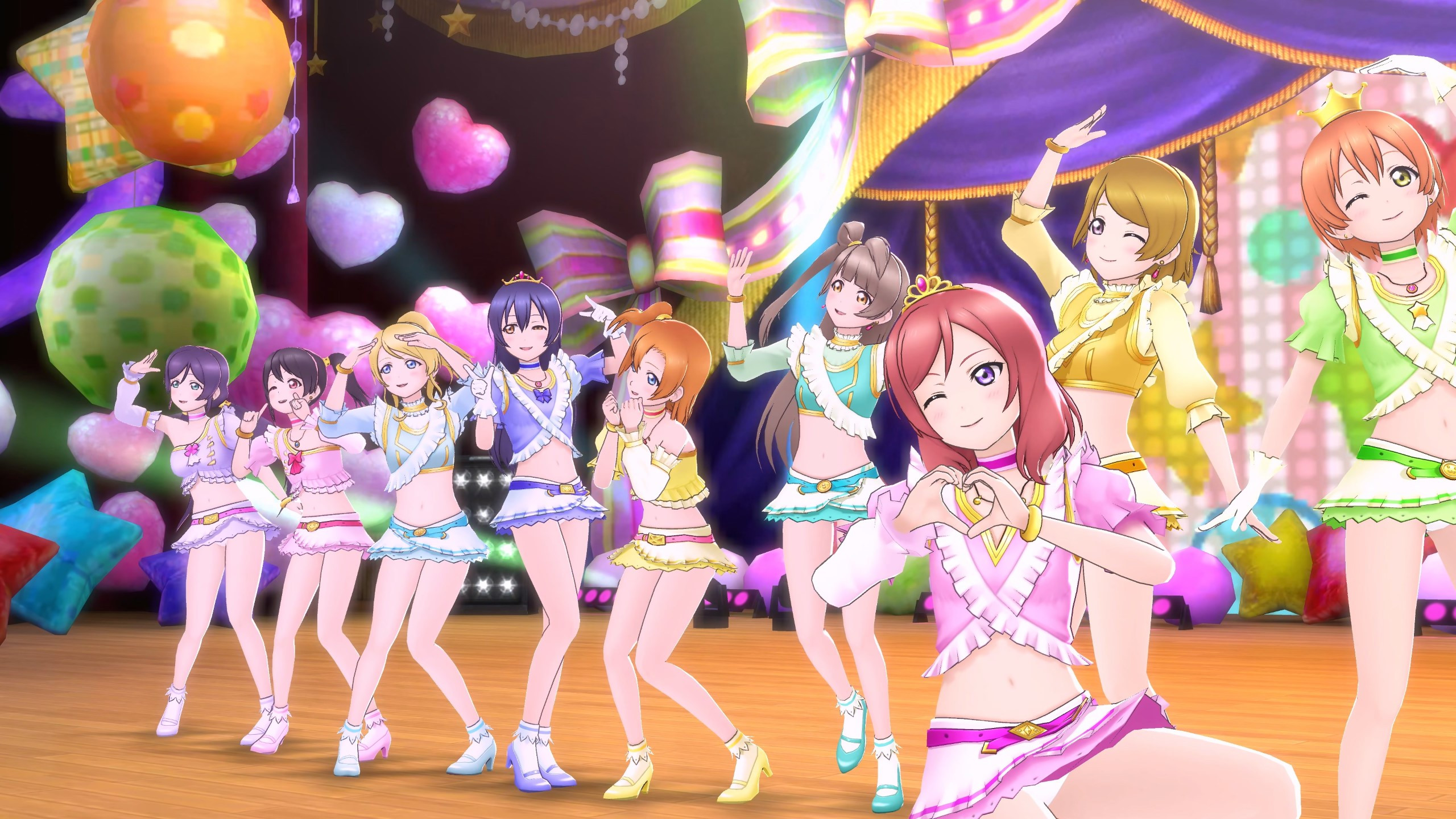 Muse Music Start With Pantsu (Short Skirt) Mod for Love Live! School Idol Festival ALL STARS ...