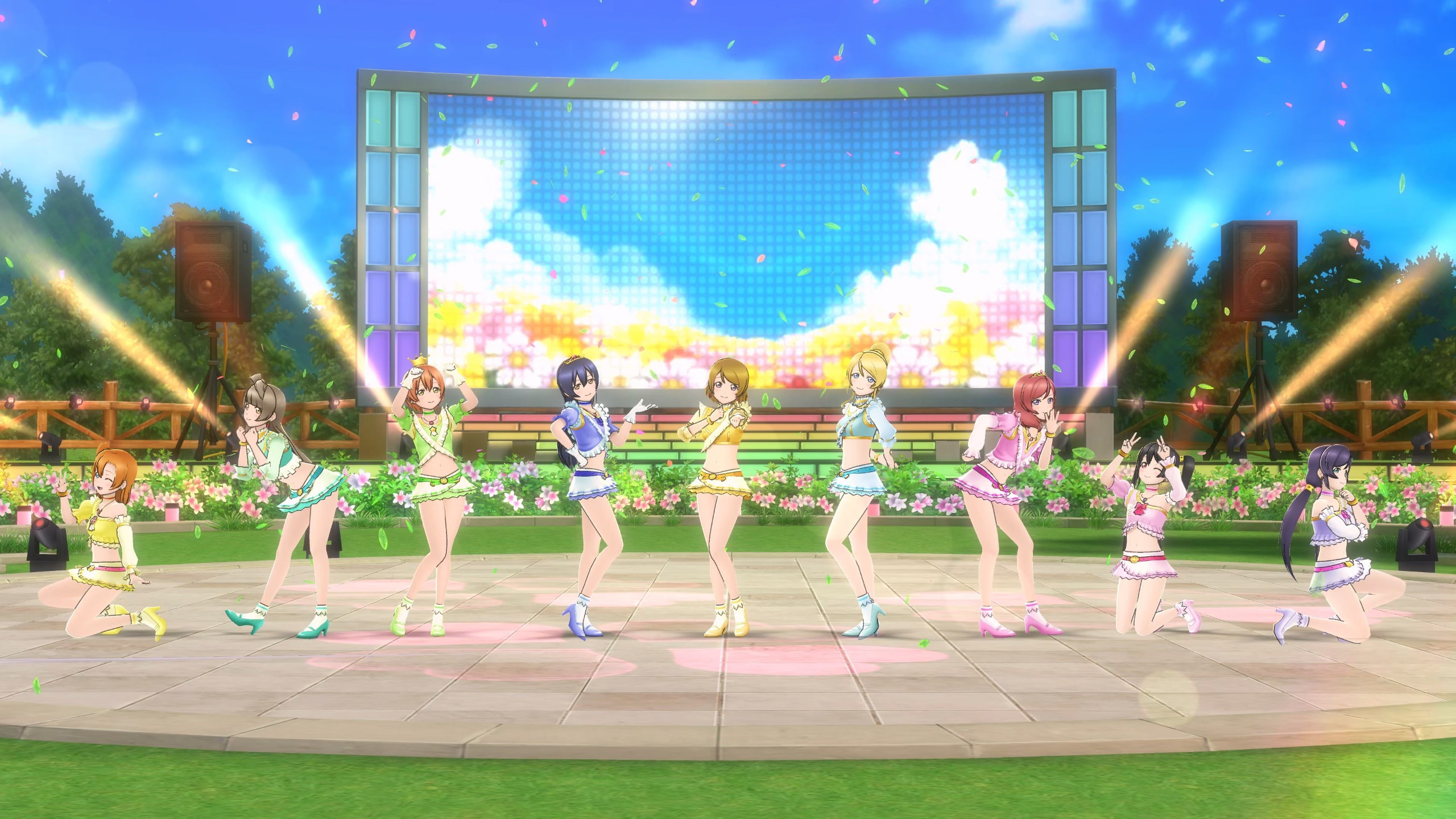 Muse Music Start With Pantsu (Short Skirt) Mod for Love Live! School Idol Festival ALL STARS ...