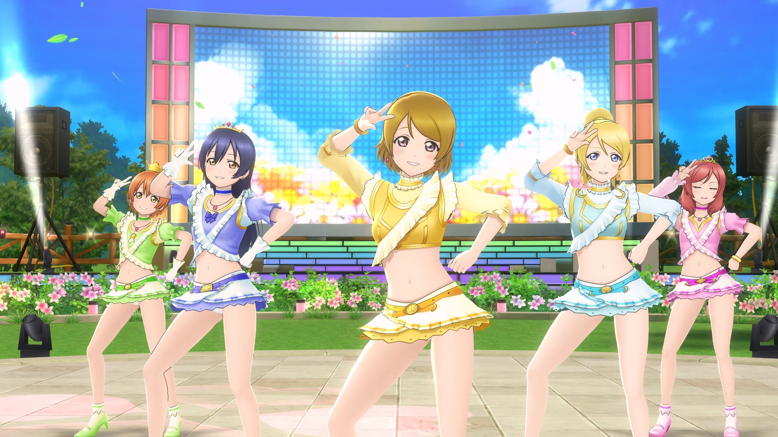 Muse Music Start With Pantsu (Short Skirt) Mod for Love Live! School Idol Festival ALL STARS ...