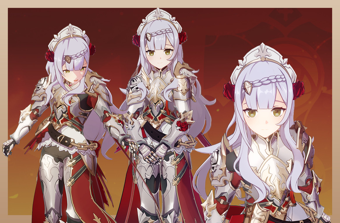 Knight of Roses Noelle Mod for Genshin Impact | GI Mods