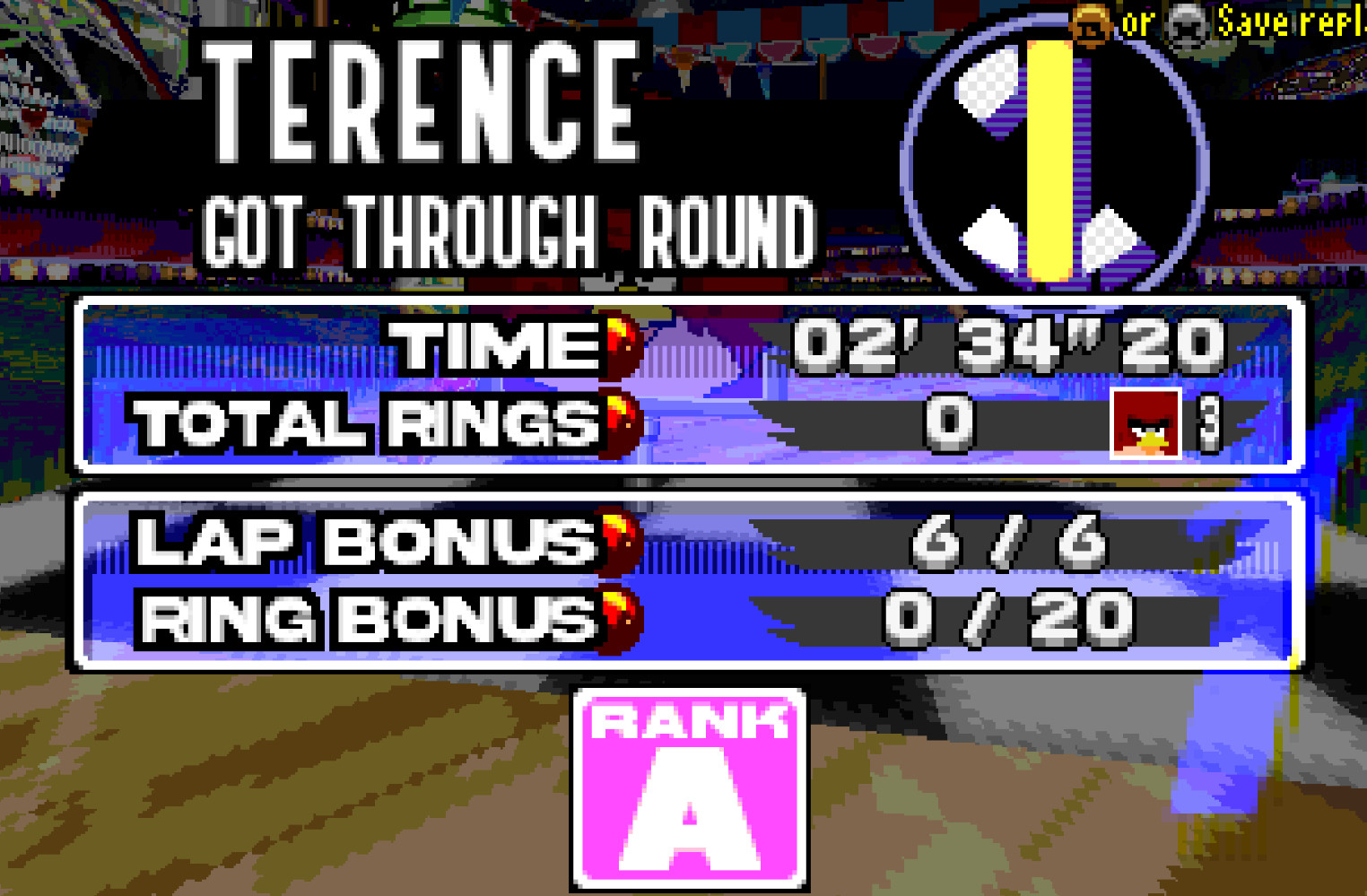 Terence (From Angry Birds) in DRRR Mod for Dr. Robotnik's Ring Racers ...