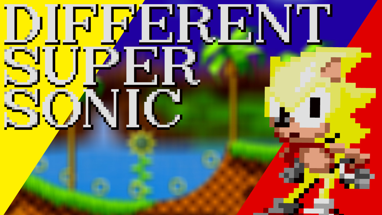 Different Super Sonic Mod for Sonic the Hedgehog Forever | S1F Mods