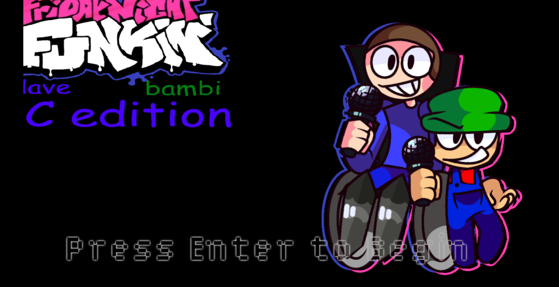 fnf dave and bambi PC edition Mod for Friday Night Funkin' | FNF Mods