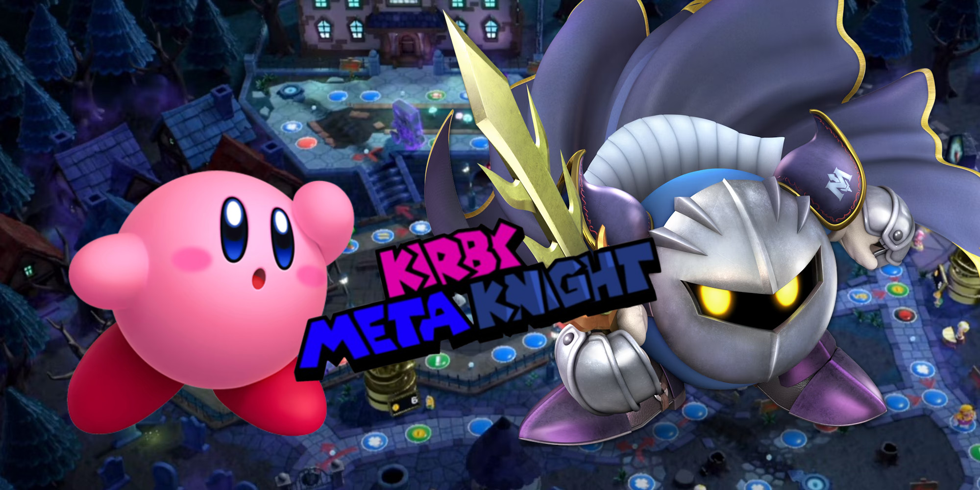 Kirby and Meta Knight Mod for Mario Party Superstars | MPS Mods