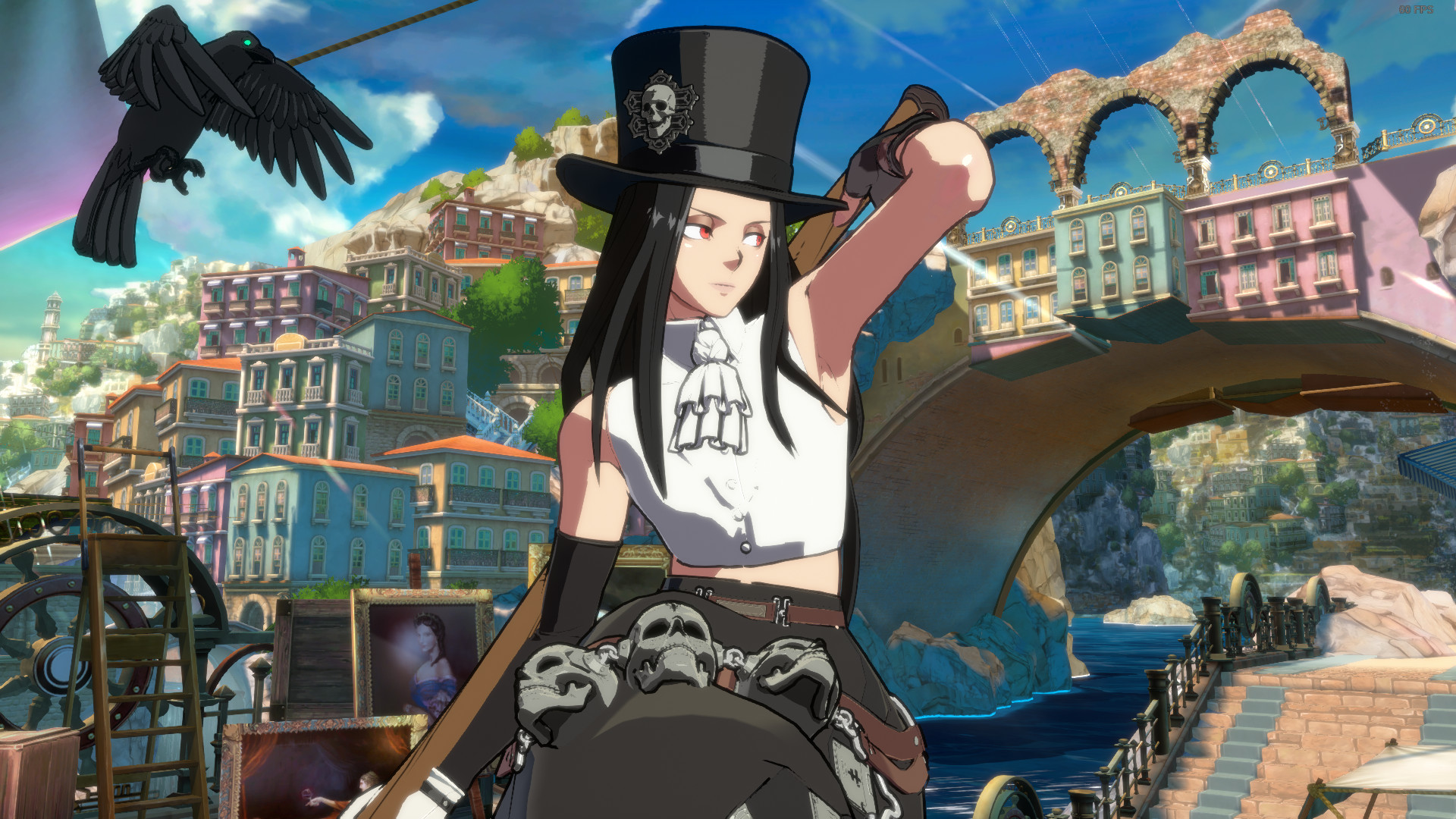 Concept Art Vest-less Testament Mod for GUILTY GEAR -STRIVE- | GGST Mods