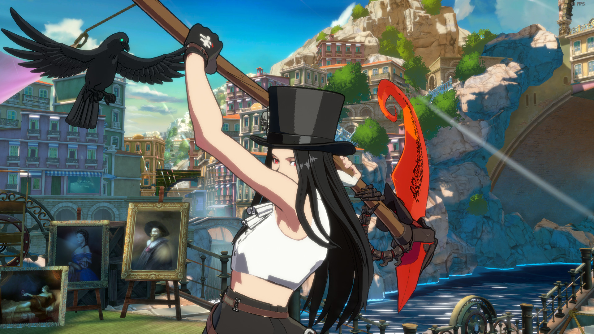 Concept Art Vest-less Testament Mod for GUILTY GEAR -STRIVE- | GGST Mods