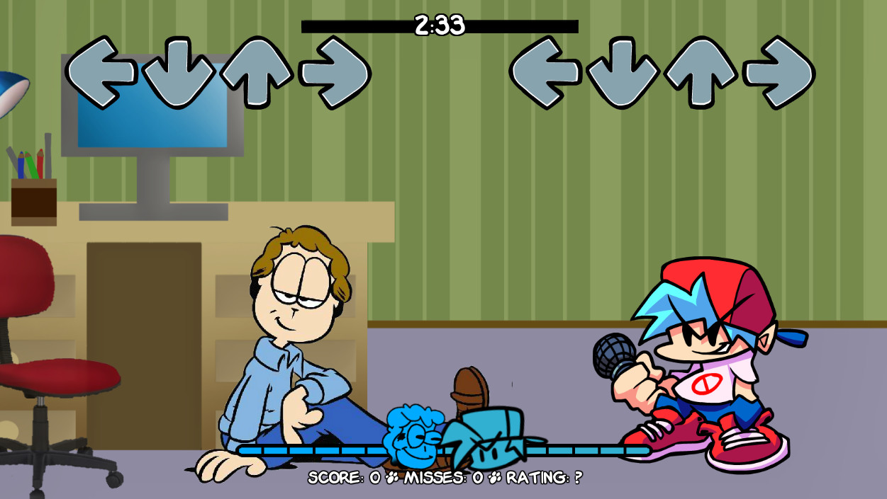 Vs. Jon Arbuckle Mod for Friday Night Funkin' | FNF Mods
