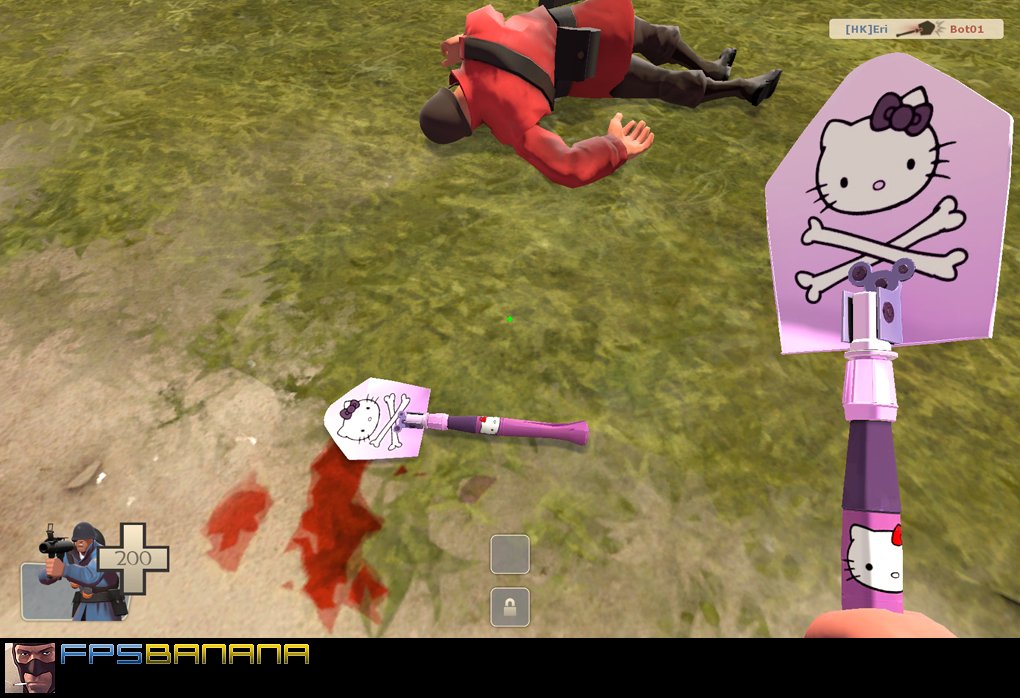 Hello Kitty Shovel Mod for Team Fortress 2 | TF2 Mods
