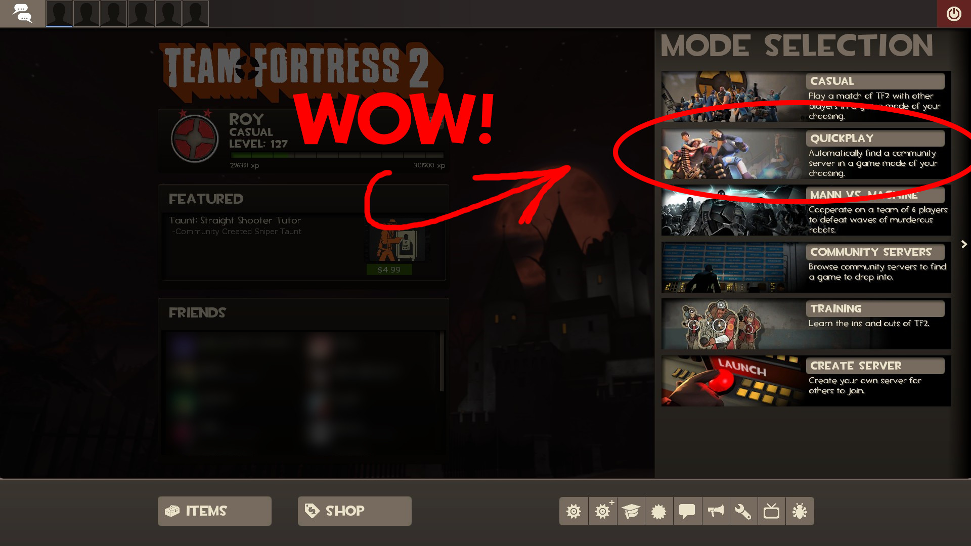 Quickplay Over Competitive Menu (Universal-ish) Mod for Team Fortress 2 ...