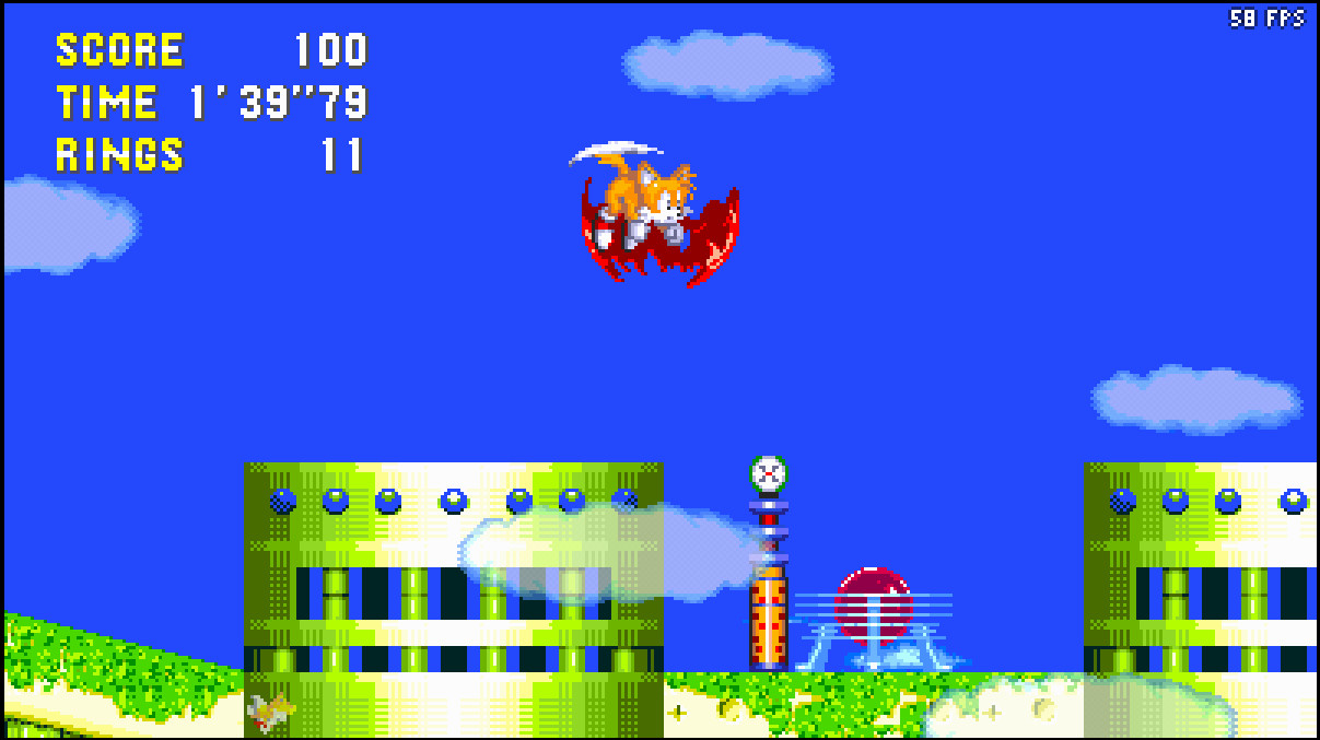 Better Time Attack Goal Pole Sprite Mod for Sonic 3 A.I.R. | S3AIR Mods