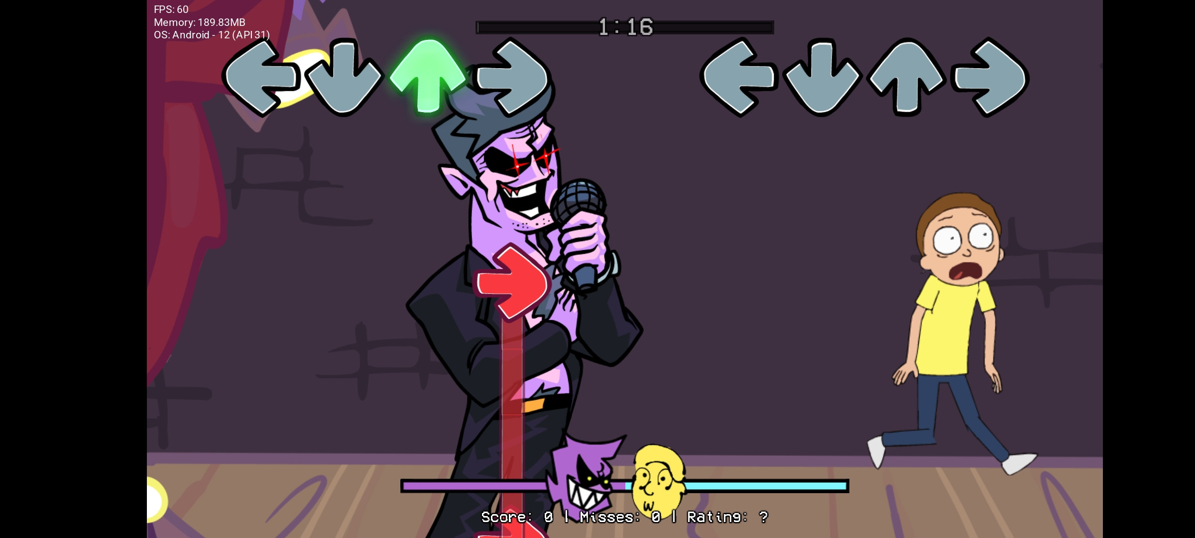Playable Morty For Psych Engine Mod for Friday Night Funkin' | FNF Mods