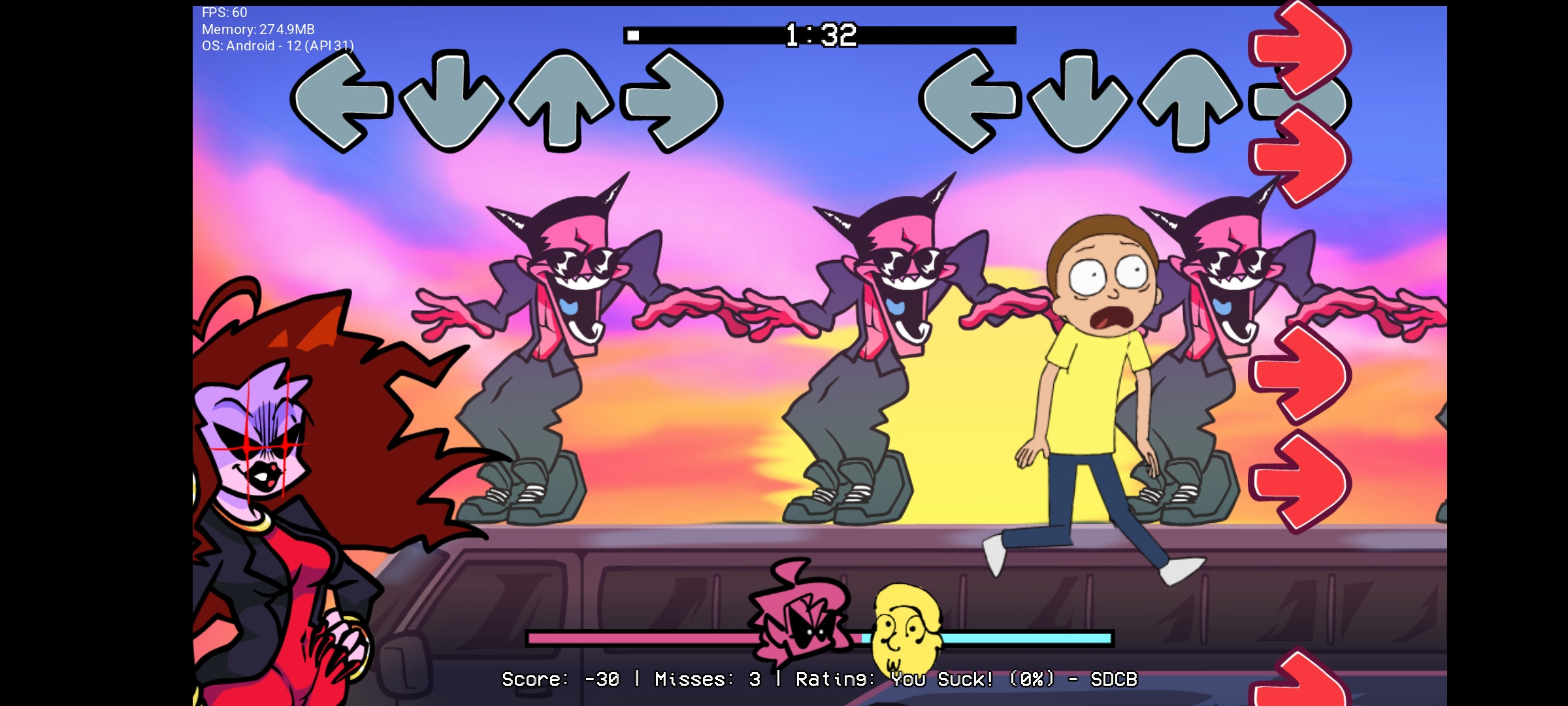 Playable Morty For Psych Engine Mod for Friday Night Funkin' | FNF Mods