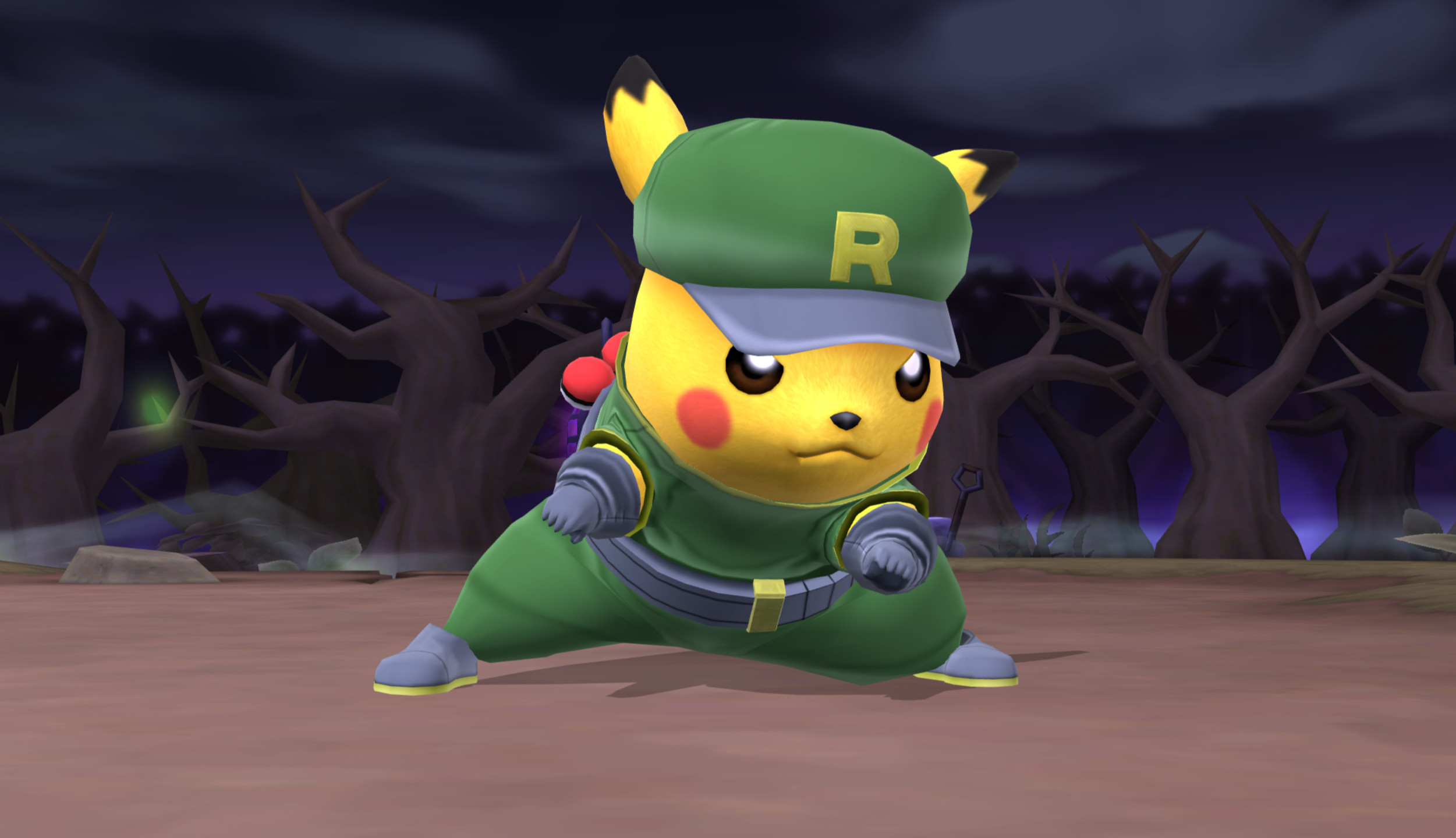 Smash 3C Team Rocket Pikachu Mod for Super Smash Bros. Brawl | Brawl Mods