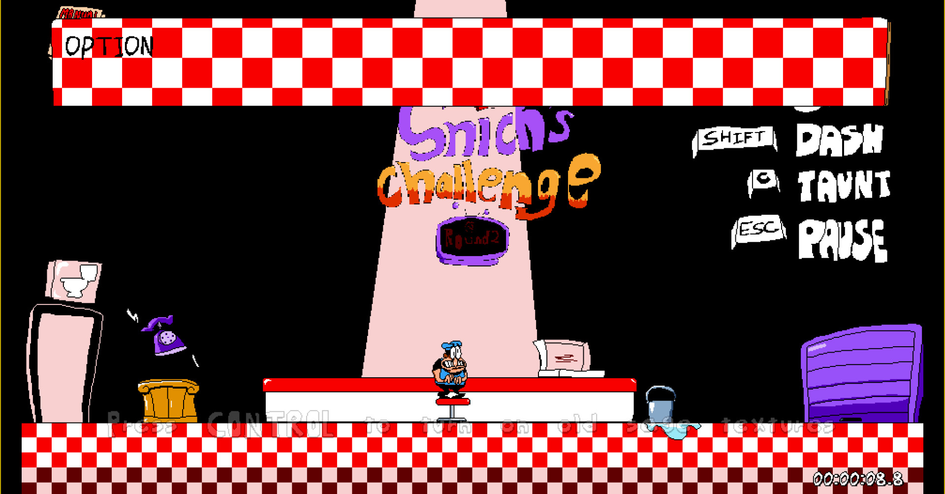 snick's challenge round 2 cyop Mod for Pizza Tower | PT Mods