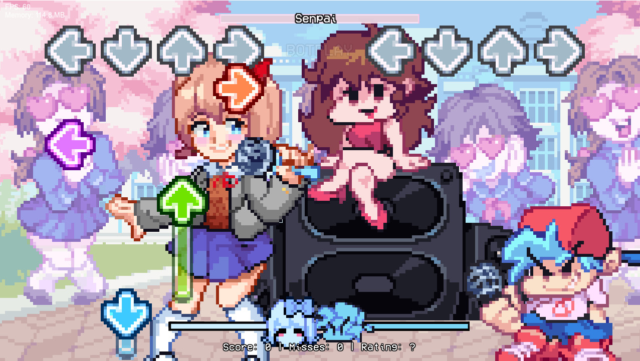 NEW PIXEL SAYORI OUT! Mod for Friday Night Funkin' | FNF Mods