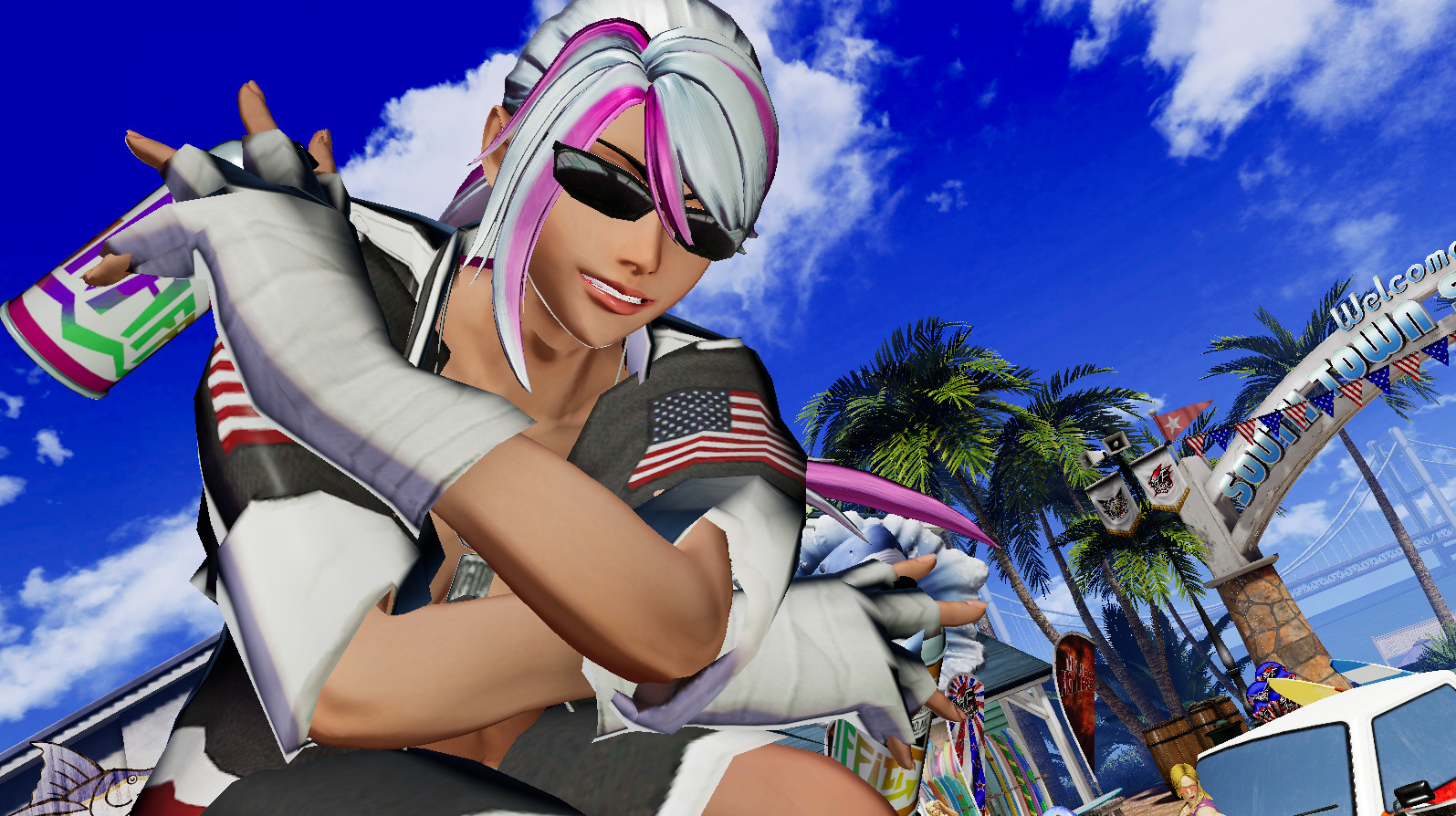 American Sports Isla Mod for The King of Fighters XV | KoFXV Mods