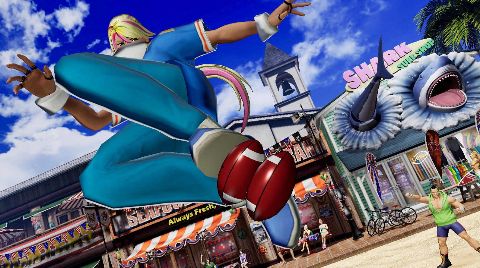 American Sports Isla Mod for The King of Fighters XV | KoFXV Mods