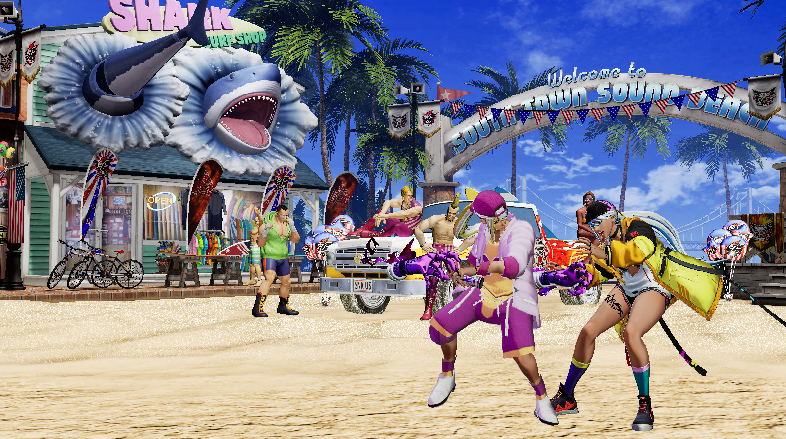 American Sports Isla Mod for The King of Fighters XV | KoFXV Mods