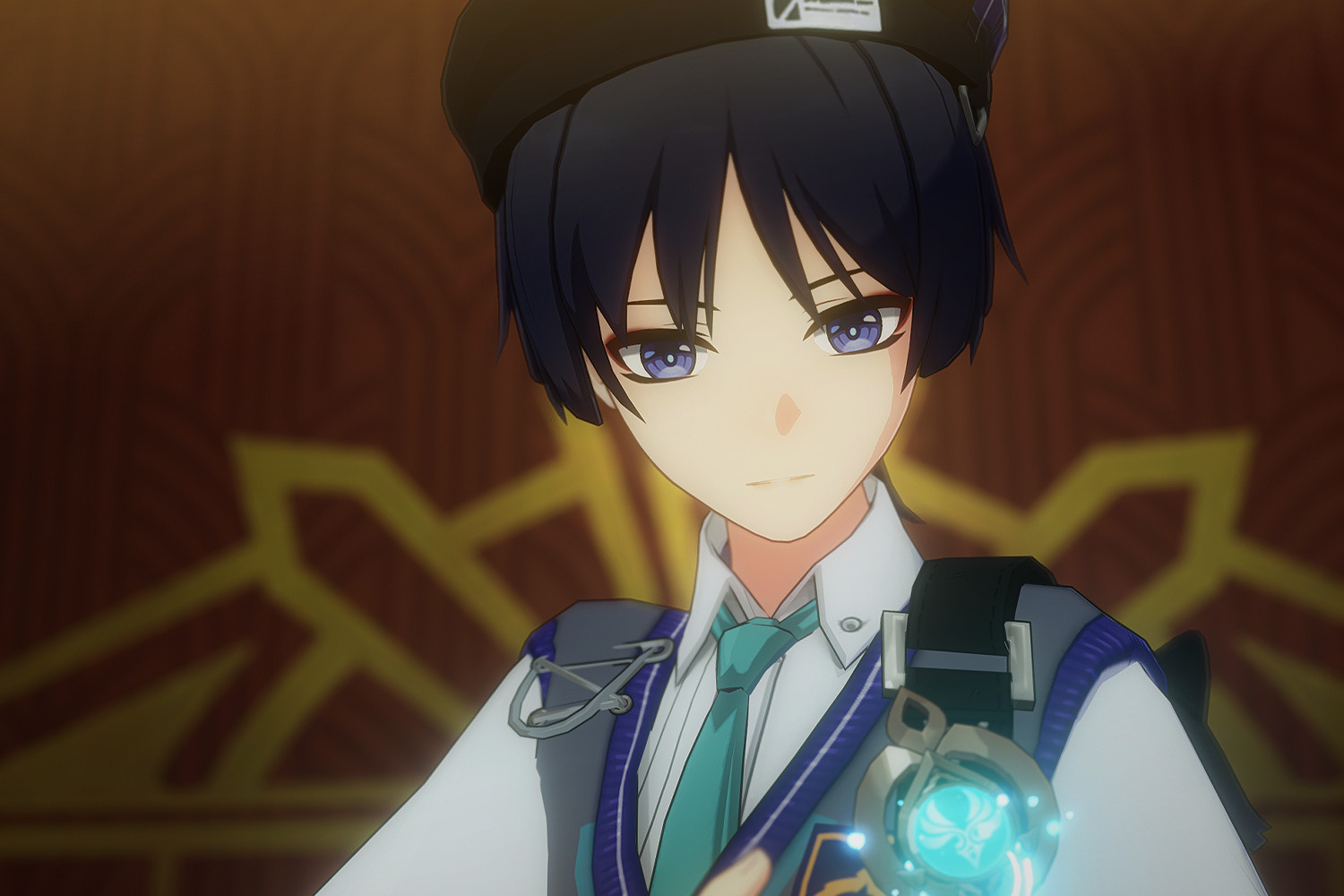 Wanderer Mega Coffee Collab Outfit Mod for Genshin Impact | GI Mods