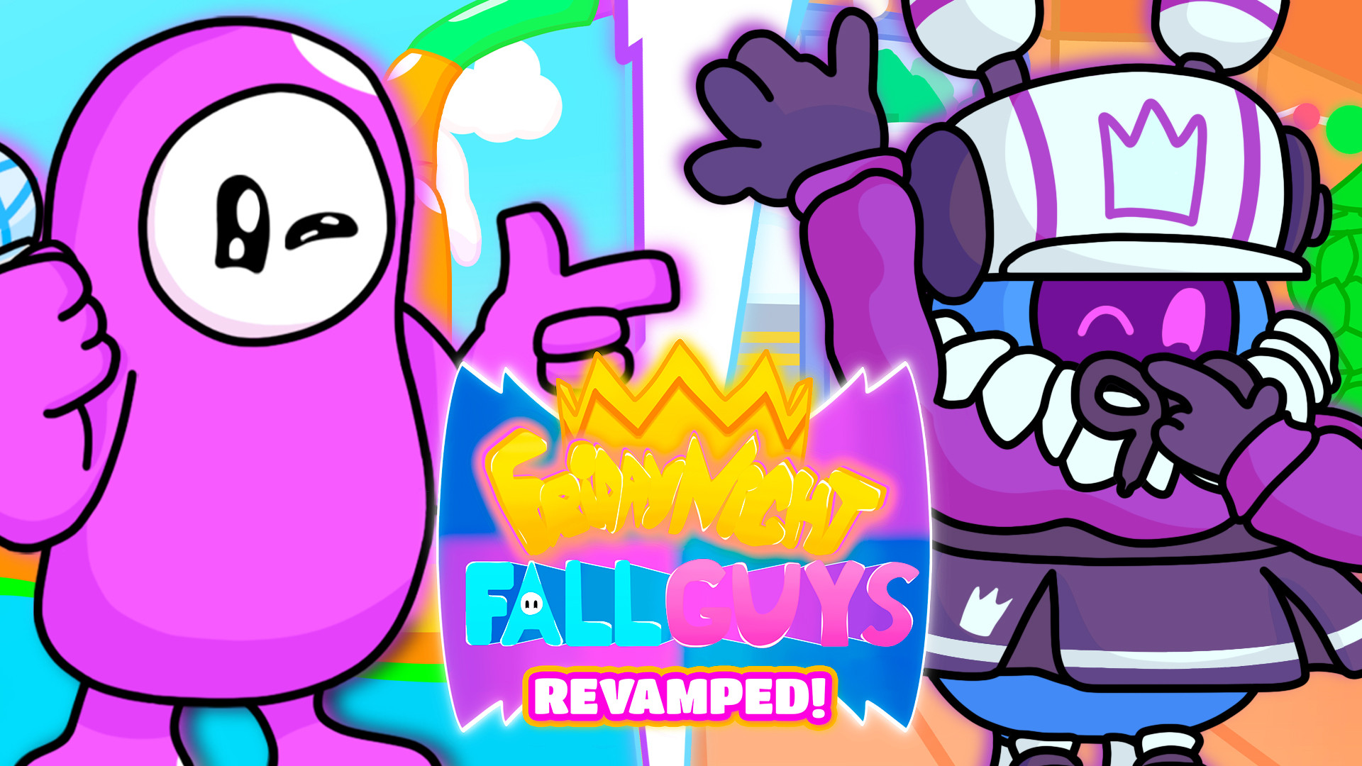 Friday Night Fall Guys [REIMAGINED] Mod for Friday Night Funkin' | FNF Mods