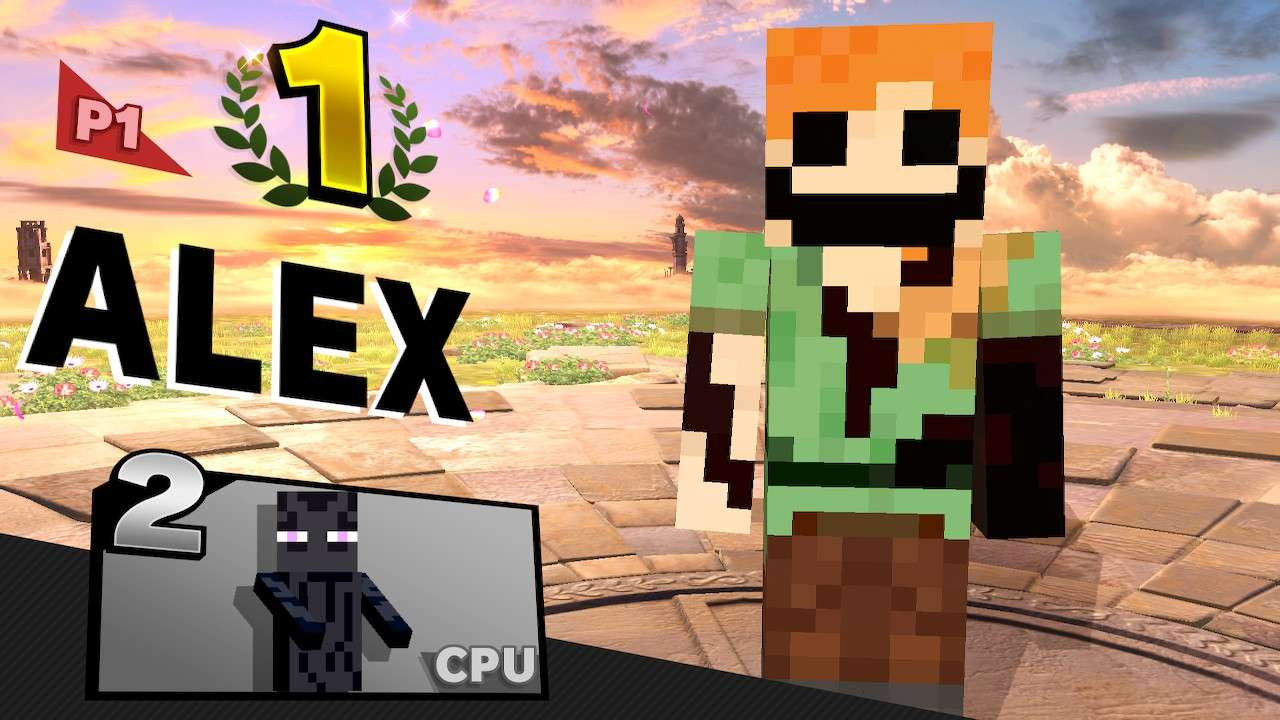 Distorted Alex (Creepypasta) Mod for Super Smash Bros. Ultimate | SSBU Mods