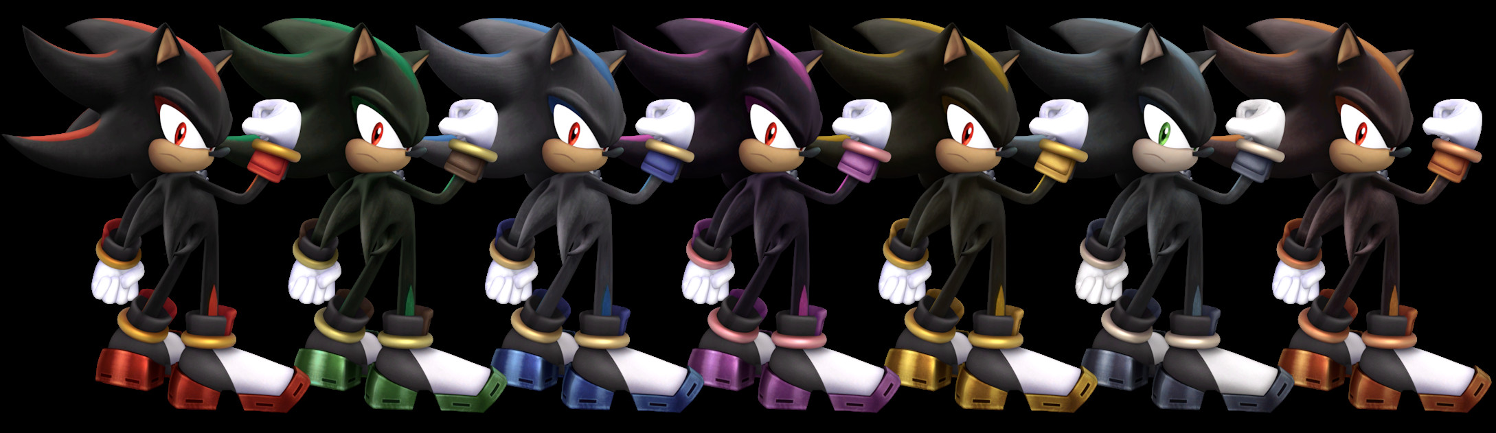 Shadow Brawl Costume Pack+CSProject Mod for Super Smash Bros. Brawl ...