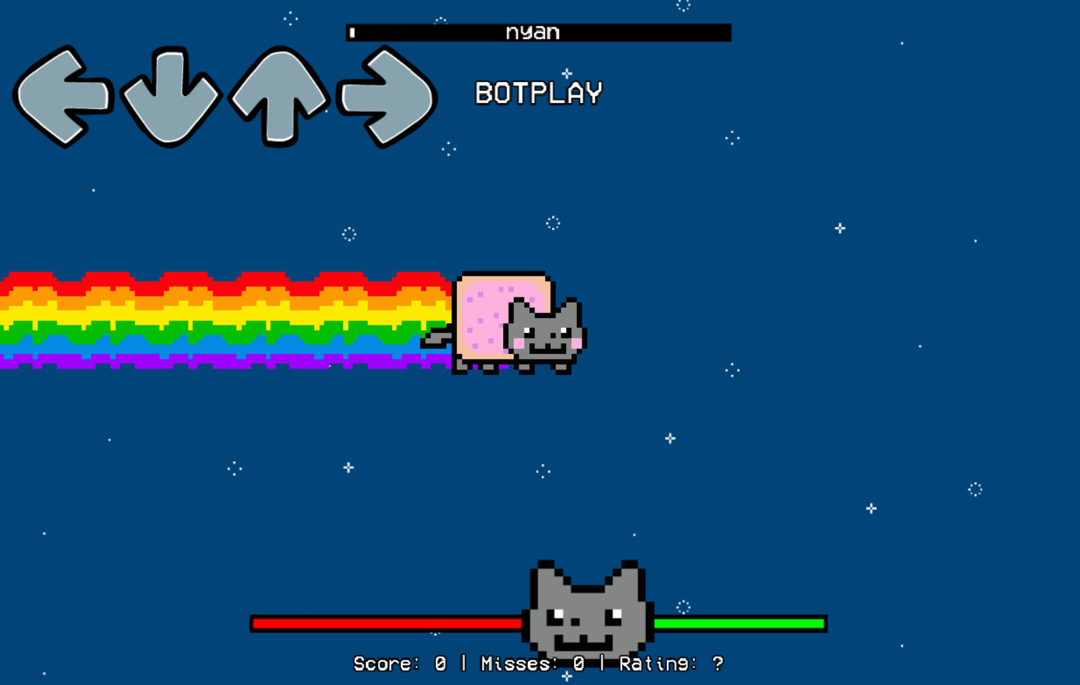 V.S. Nyan Cat Mod for Friday Night Funkin' | FNF Mods