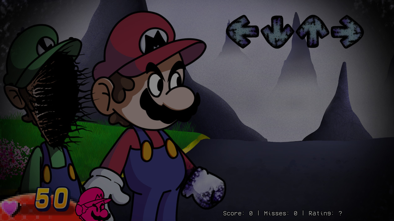 FNF': Mario Dream Team [One-Shot] Mod for Friday Night Funkin' | FNF Mods