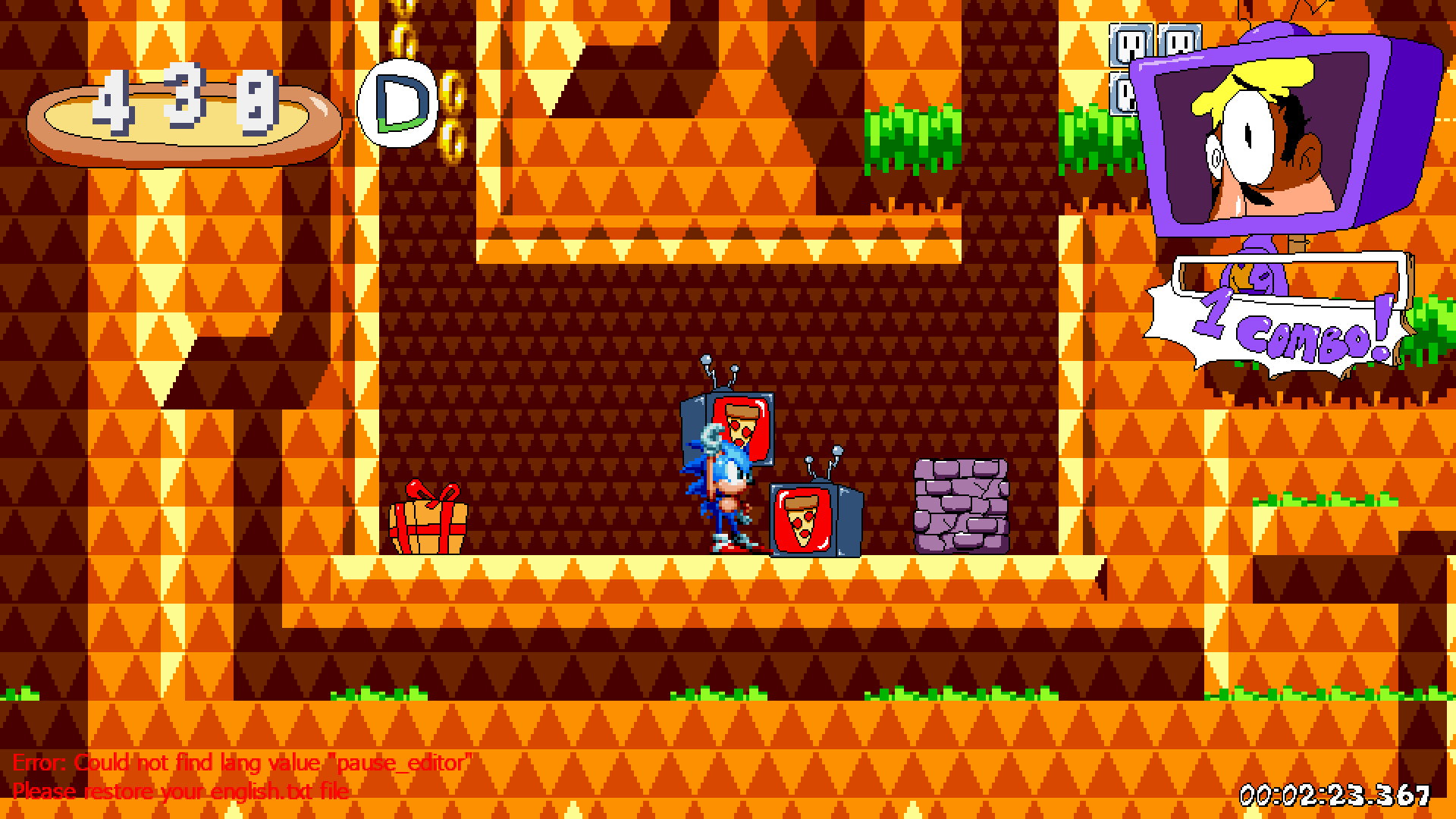 Sonic CD in Pizza Tower (DEMO) (CYOP/AFOM) Mod for Pizza Tower | PT Mods