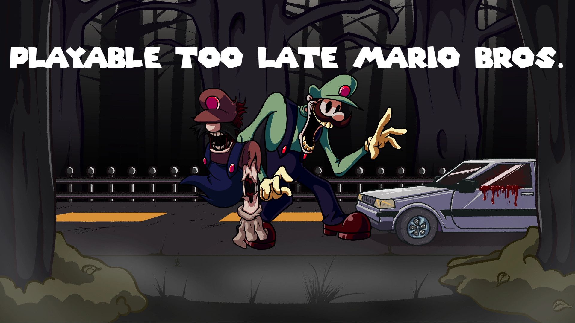 [SENSITIVE CONTENT] Playable Too Late Mario Bros. Mod for Friday Night ...