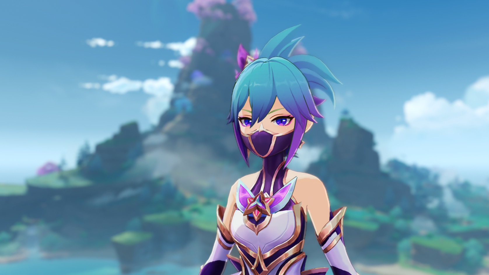 Hair Texture for Maomi03's Star Guardian Kuki Mod for Genshin Impact ...
