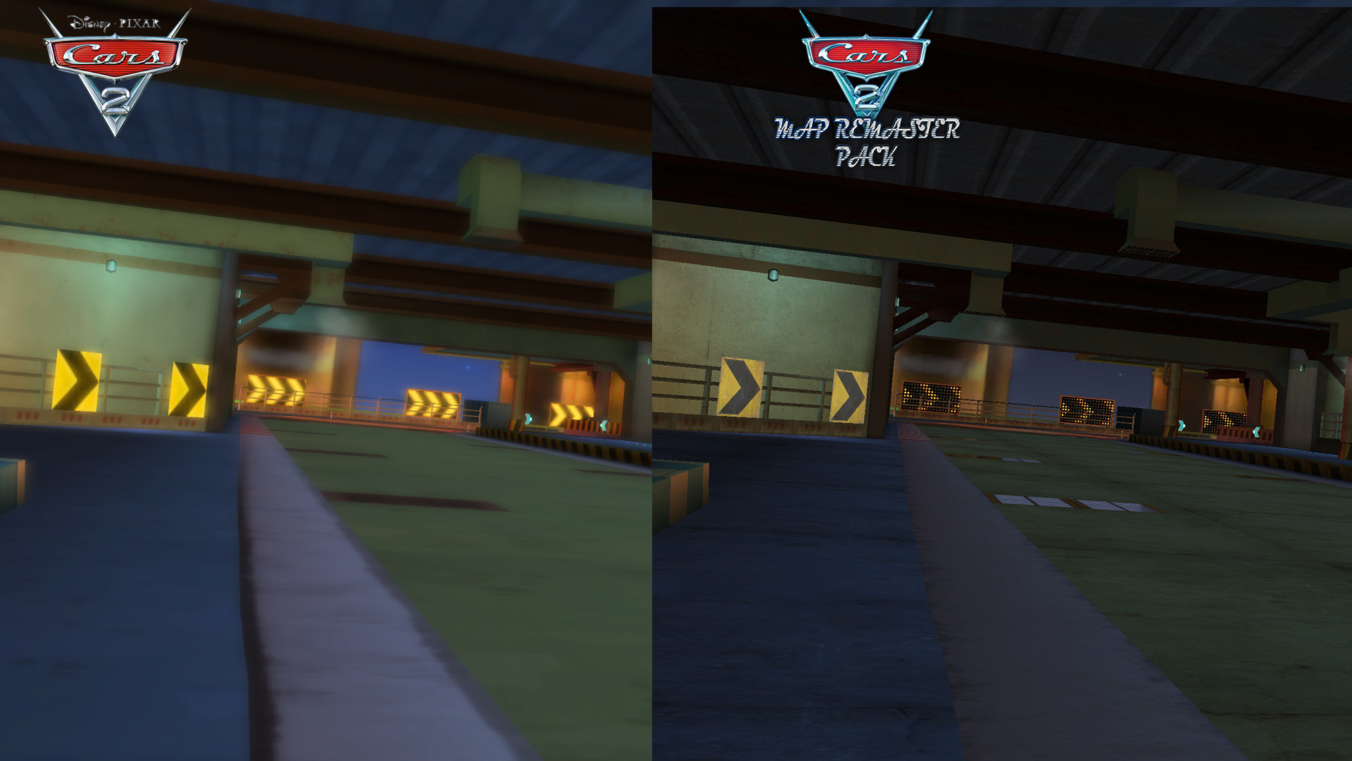 Map Remaster Pack Mod for Cars 2 | Cars 2 Mods