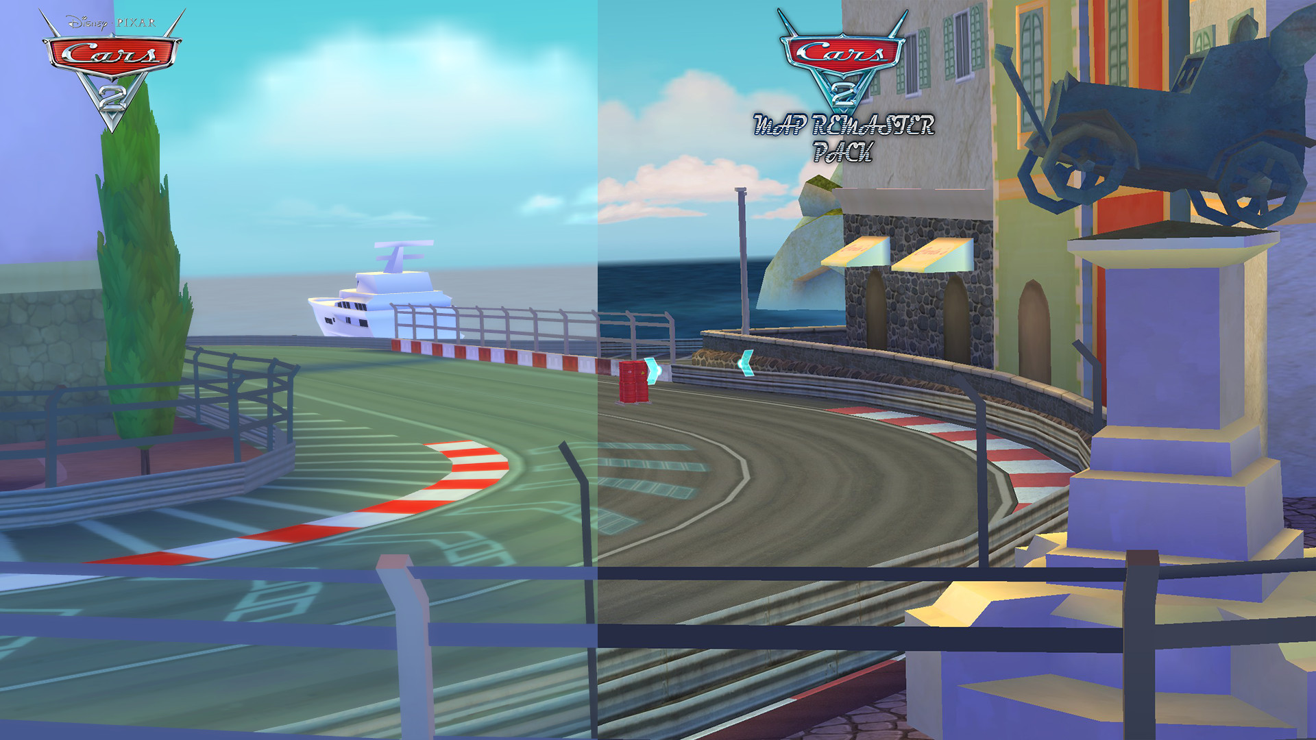 Map Remaster Pack Mod for Cars 2 | Cars 2 Mods