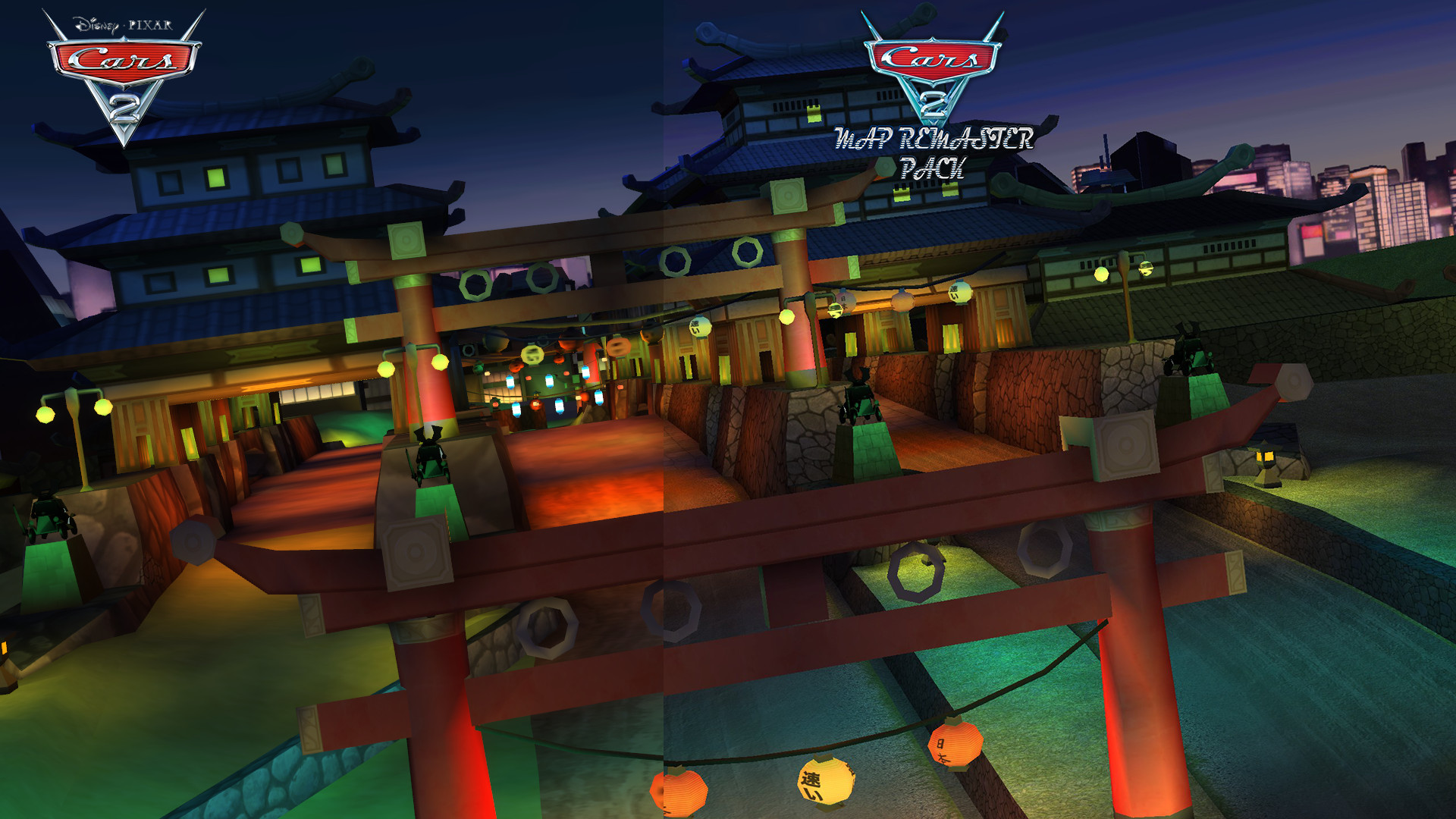 Map Remaster Pack Mod for Cars 2 | Cars 2 Mods