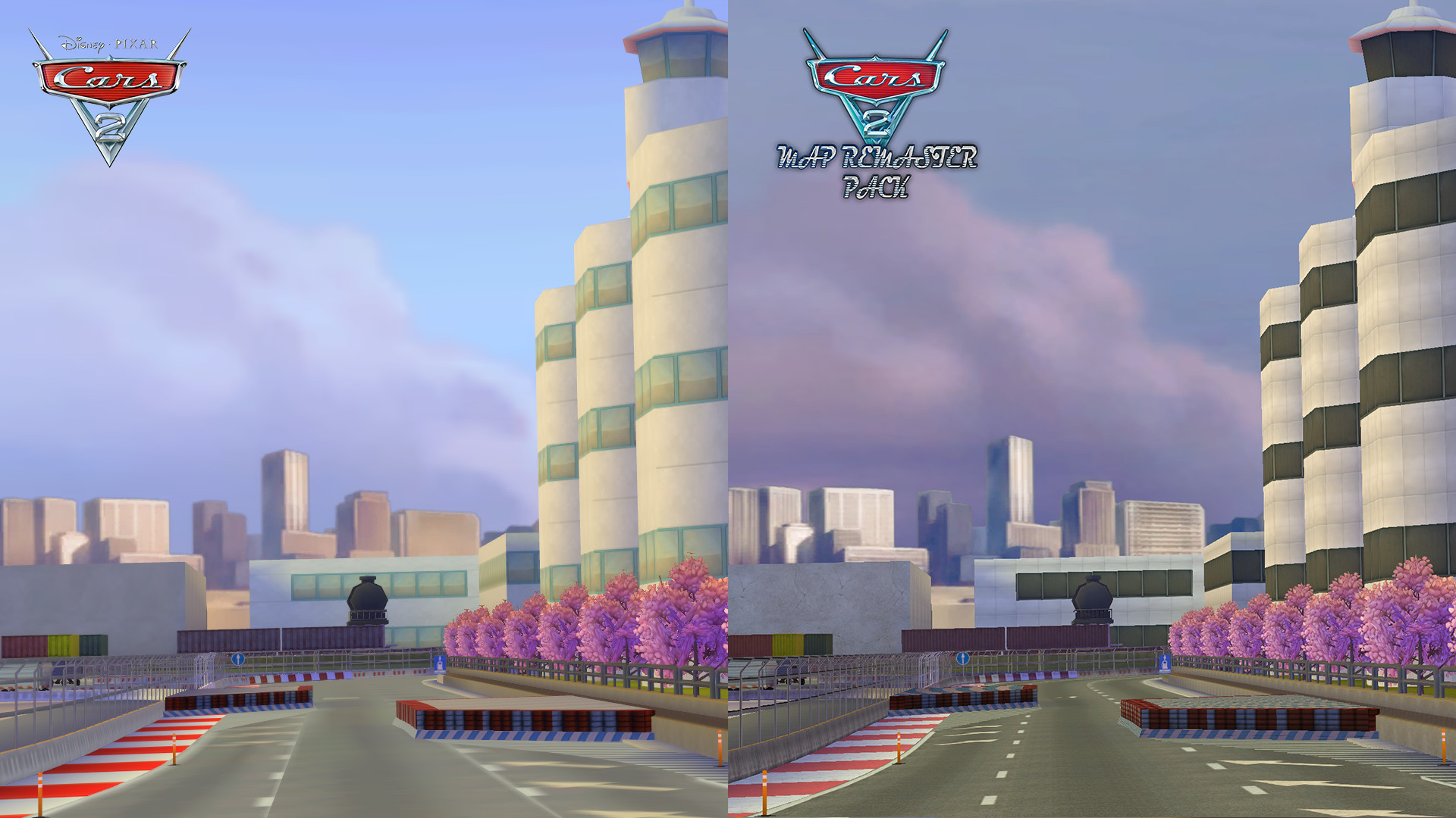 Map Remaster Pack Mod for Cars 2 | Cars 2 Mods