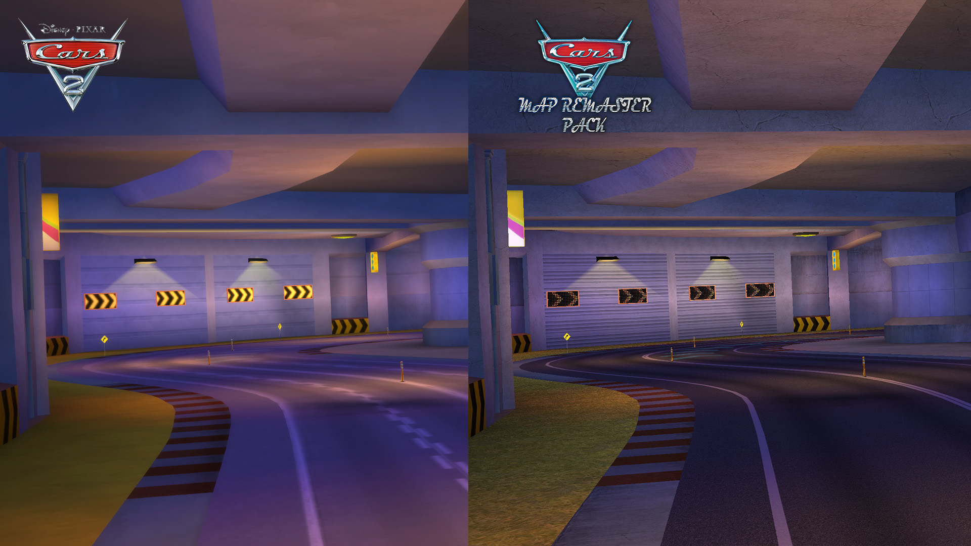 Map Remaster Pack Mod for Cars 2 | Cars 2 Mods