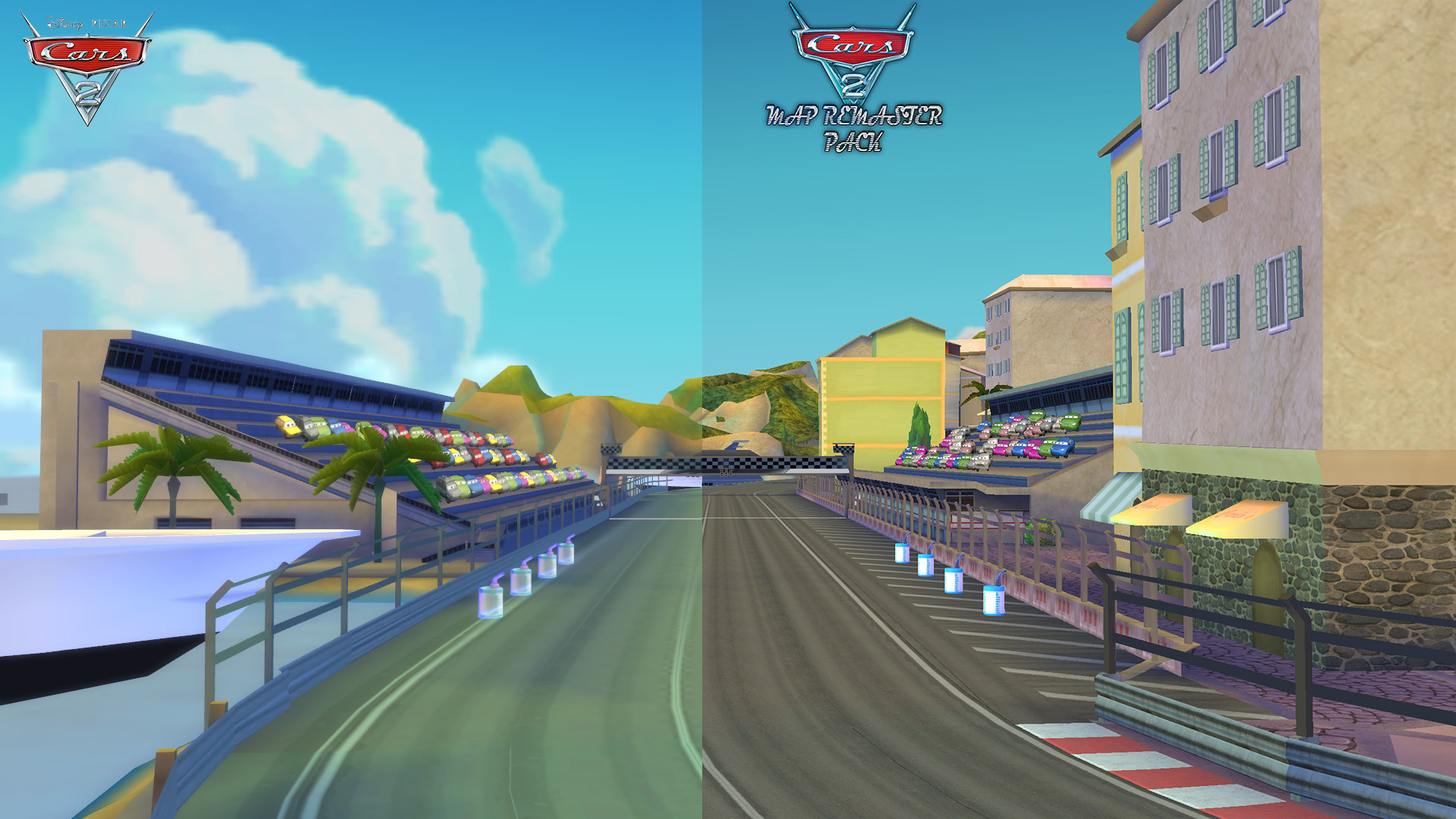 Map Remaster Pack Mod for Cars 2 | Cars 2 Mods