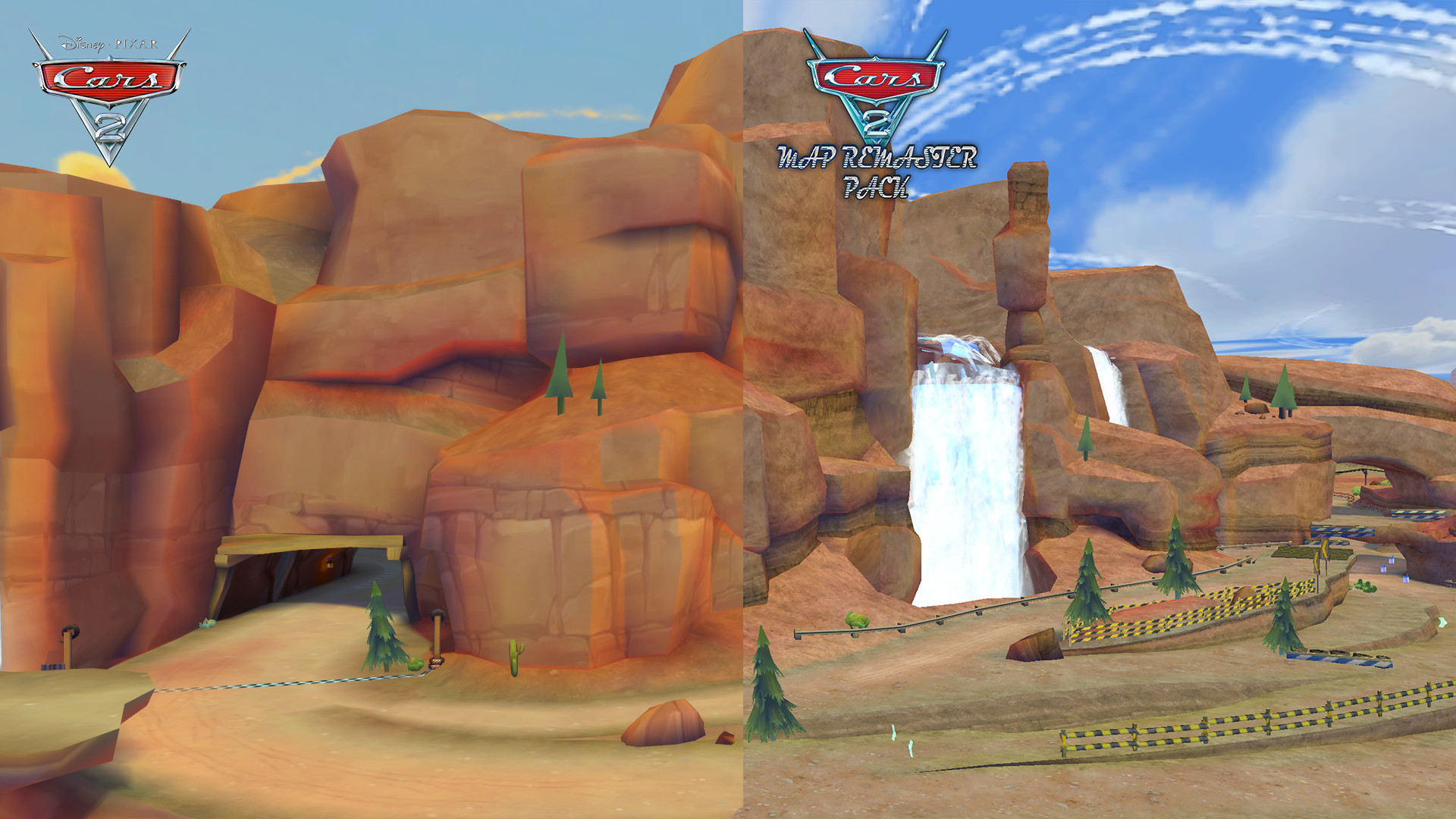 Map Remaster Pack Mod for Cars 2 | Cars 2 Mods