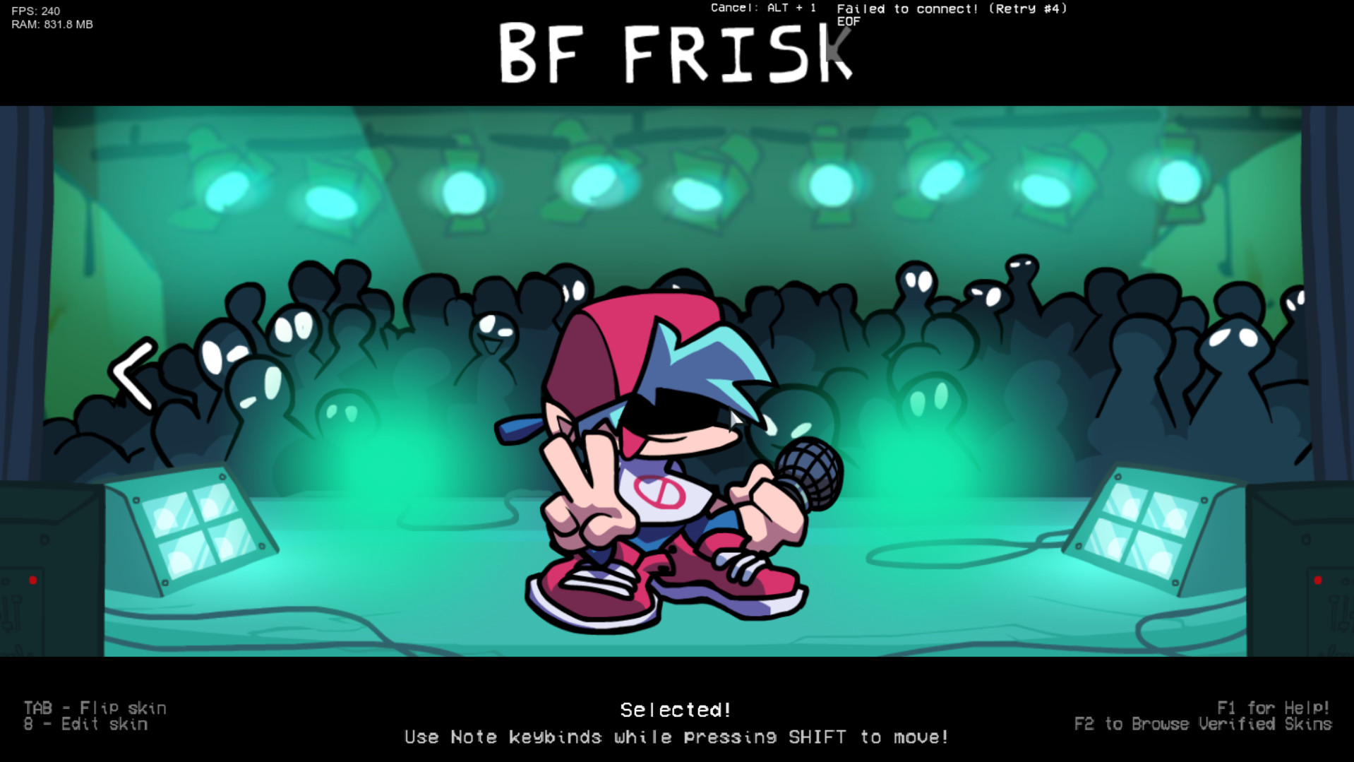 Playable Frisk Bf (Psych online) Mod for Friday Night Funkin' | FNF Mods