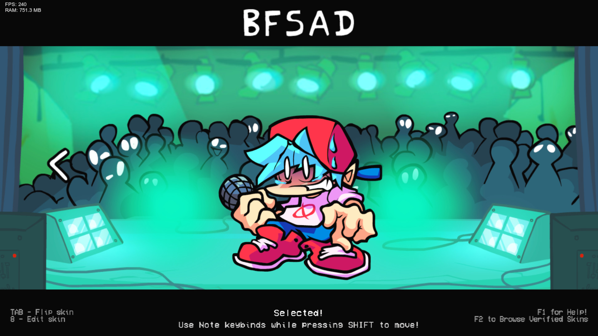 Playable scared Bf (Psych online) Mod for Friday Night Funkin' | FNF Mods