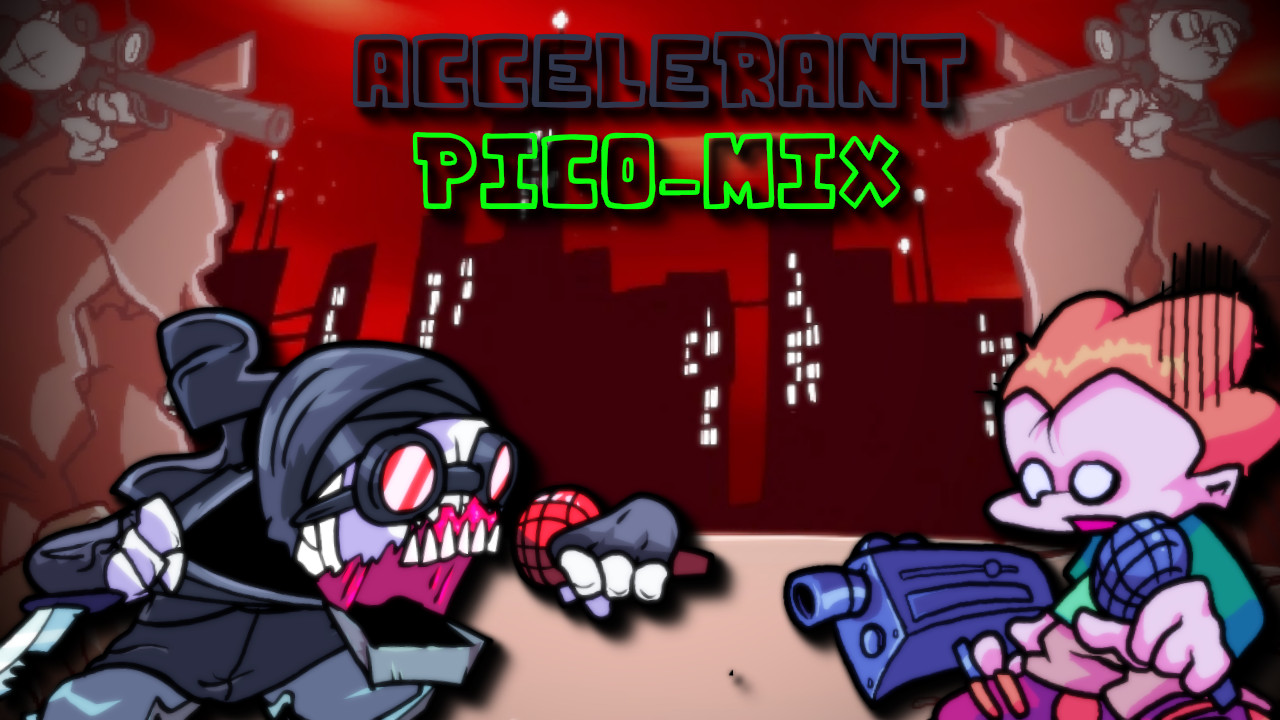 Accelerant Pico Mix Playable Chart Mod for Friday Night Funkin' | FNF Mods