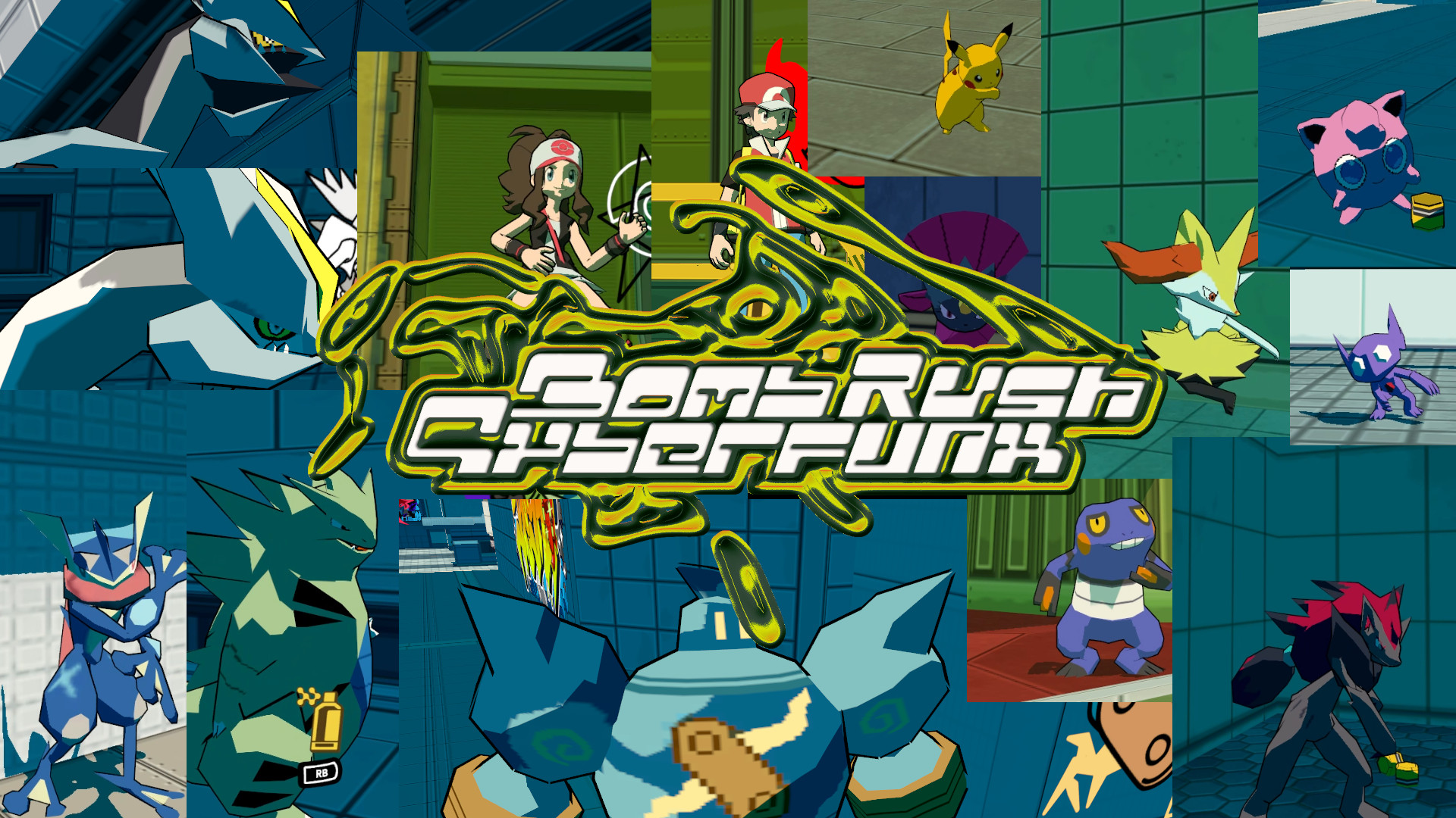 Pokémon Variety Pack 2 Mod for Bomb Rush Cyberfunk | BRC Mods