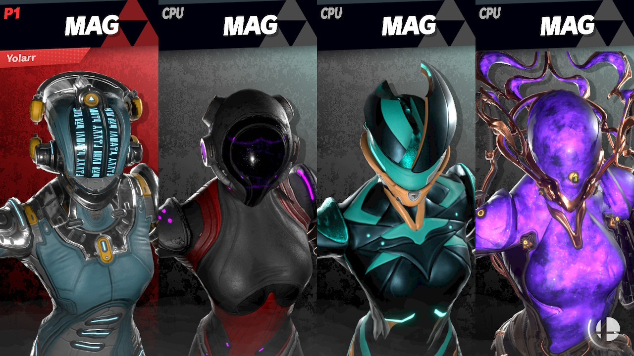 Mag (Warframe) over Zelda Mod for Super Smash Bros. Ultimate | SSBU Mods