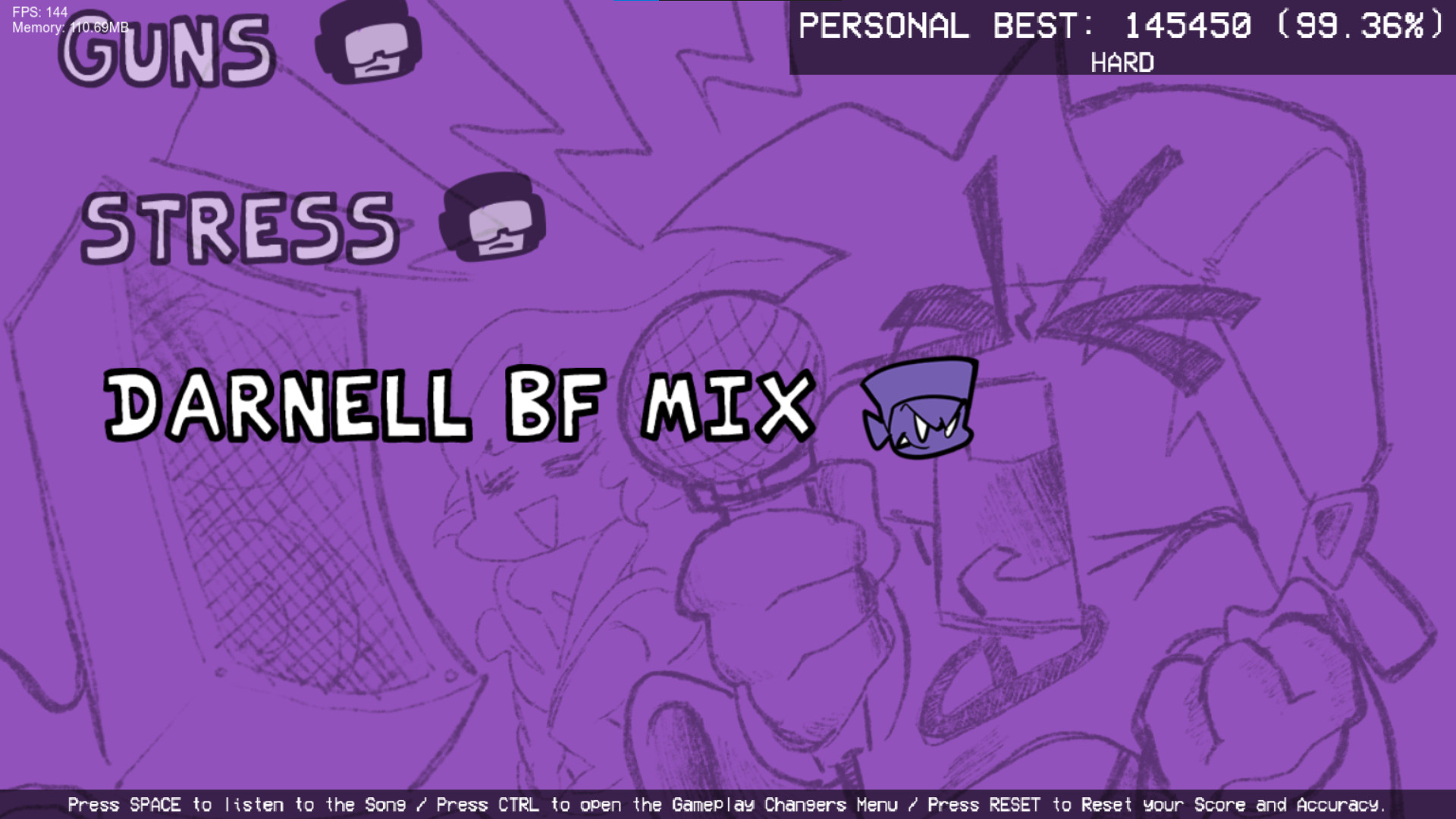 Darnell (Bf-Mix) but Miku sings it Mod for Friday Night Funkin' | FNF Mods