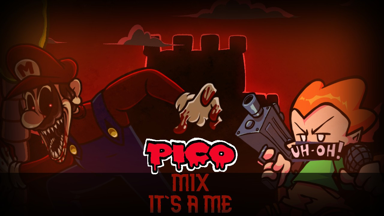 ITS A ME Pico Mix Playable Mod for Friday Night Funkin' | FNF Mods