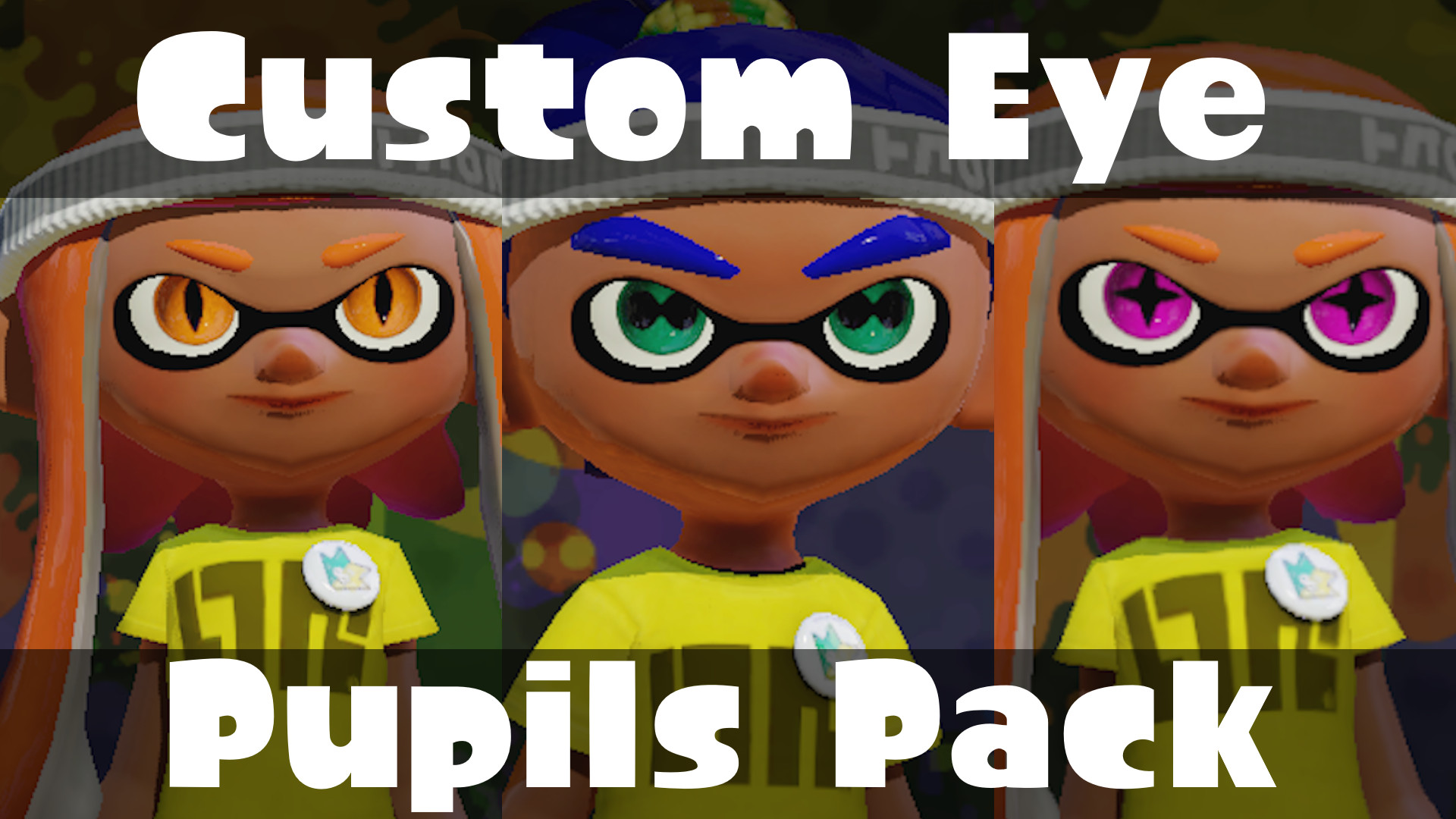 Custom Eye Pupils Pack Mod for Splatoon | Splatoon Mods