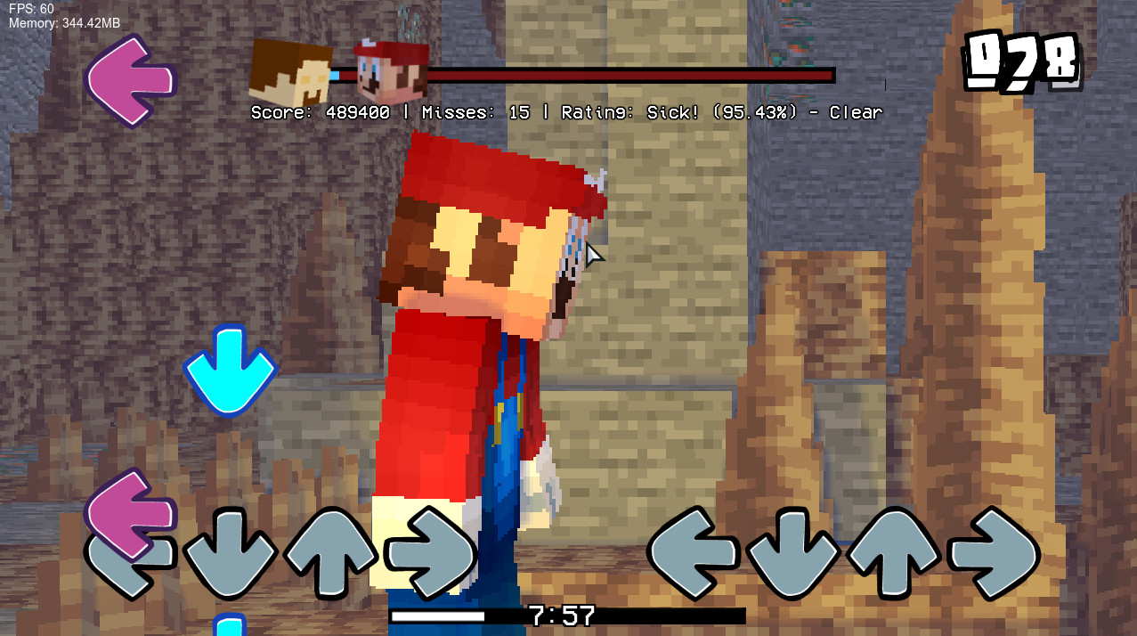 Mario Into The Deep Dark | Four Way Fracture COVER Mod for Friday Night ...