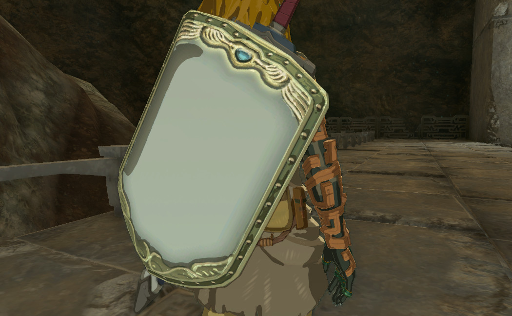 Link's Awakening Mirror Shield Mod for The Legend of Zelda: Tears of the Kingdom | TOTK Mods